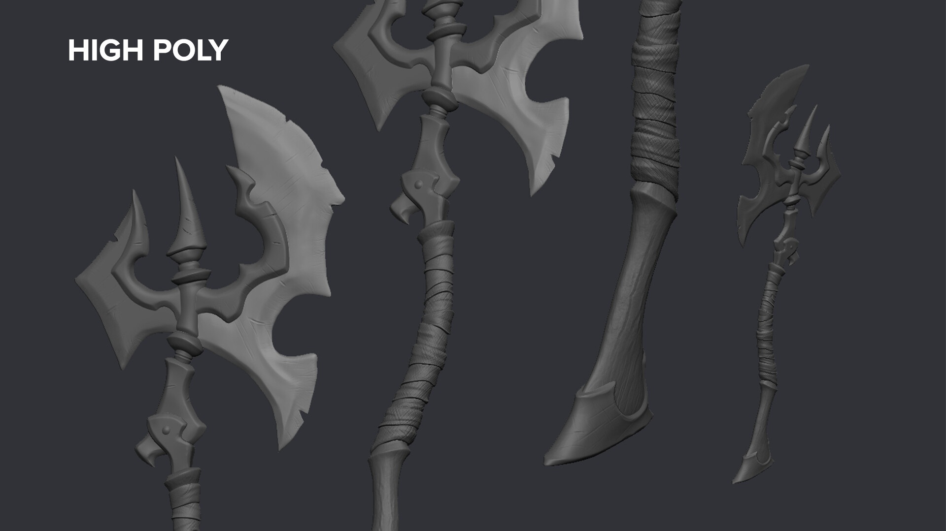 Sids - Fantasy Axe Game Prop (UE5)