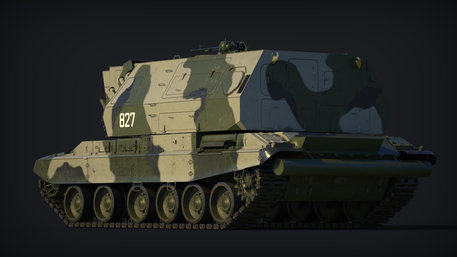 Tim Samedov - Laser tank 1K17 Szhatie 3D model