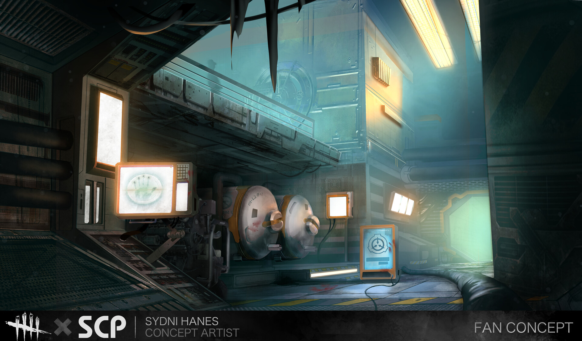 ArtStation - FAN CONCEPT/SCP X DBD/ THESIS CONTAINMENT CHAMBER