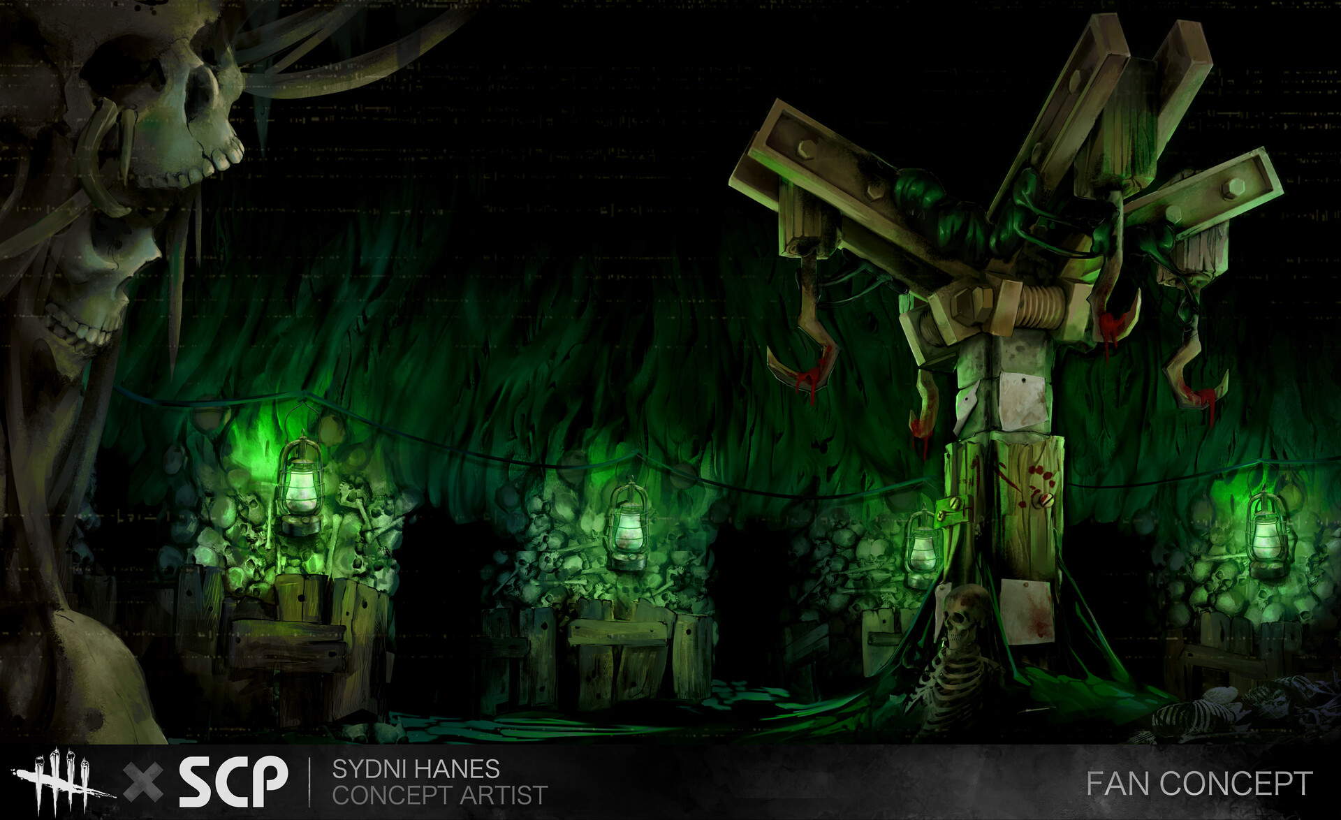 ArtStation - FAN CONCEPT/ SCP X DBD/ THESIS POCKET DIMENSION