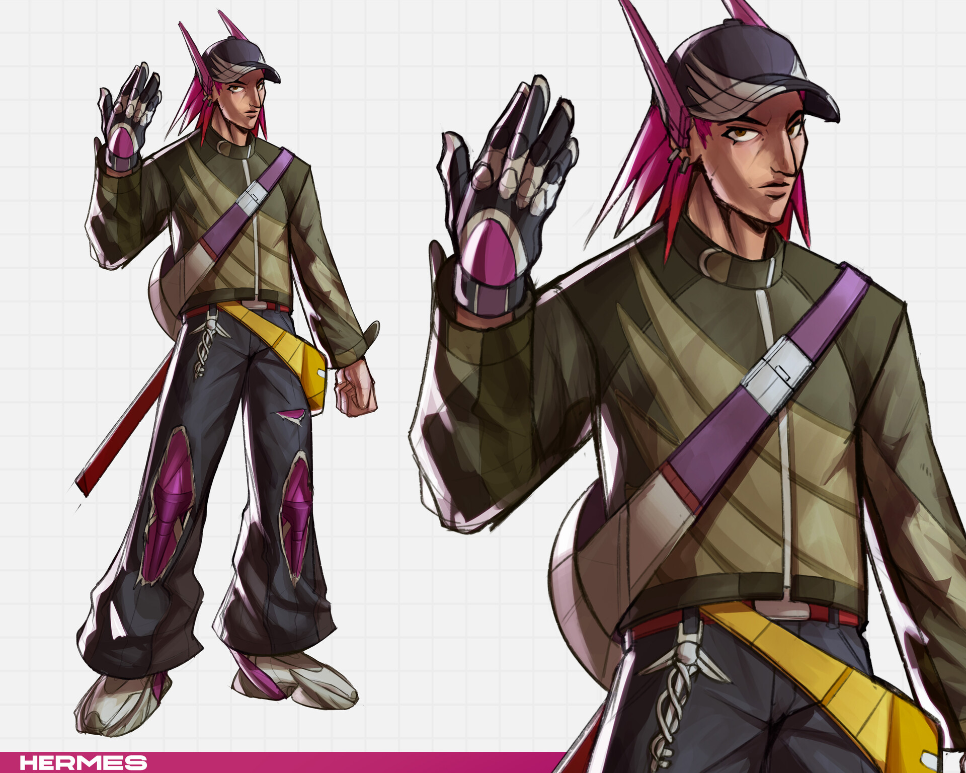 Andres Romero (Heiwaku) - Hermes | Character Concept Design