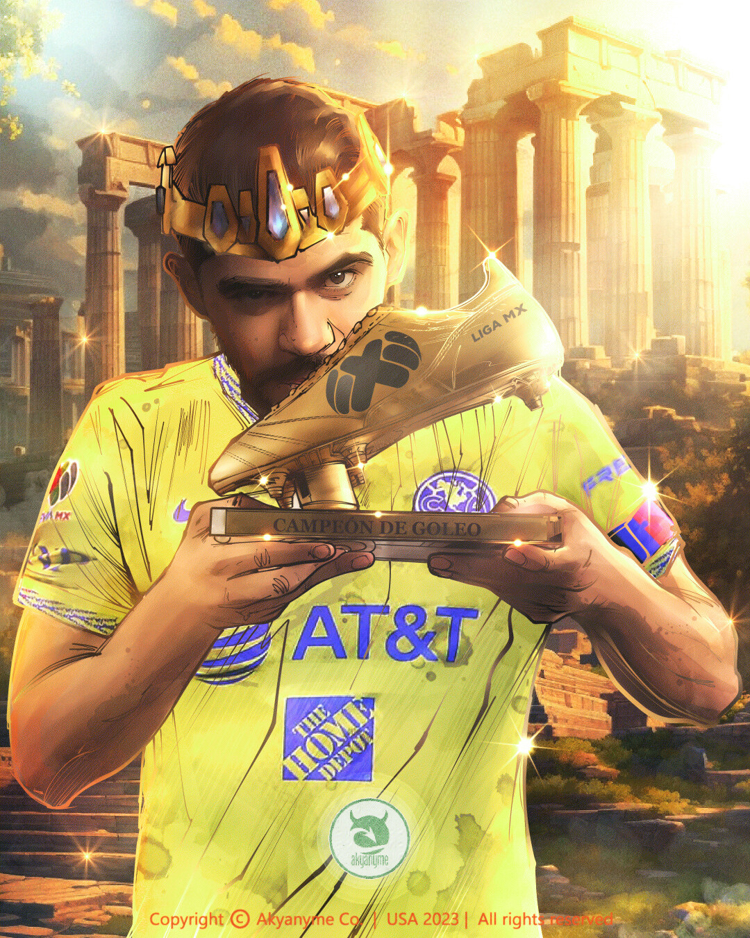 ArtStation - Henry Martin GoldenFoot Liga MX