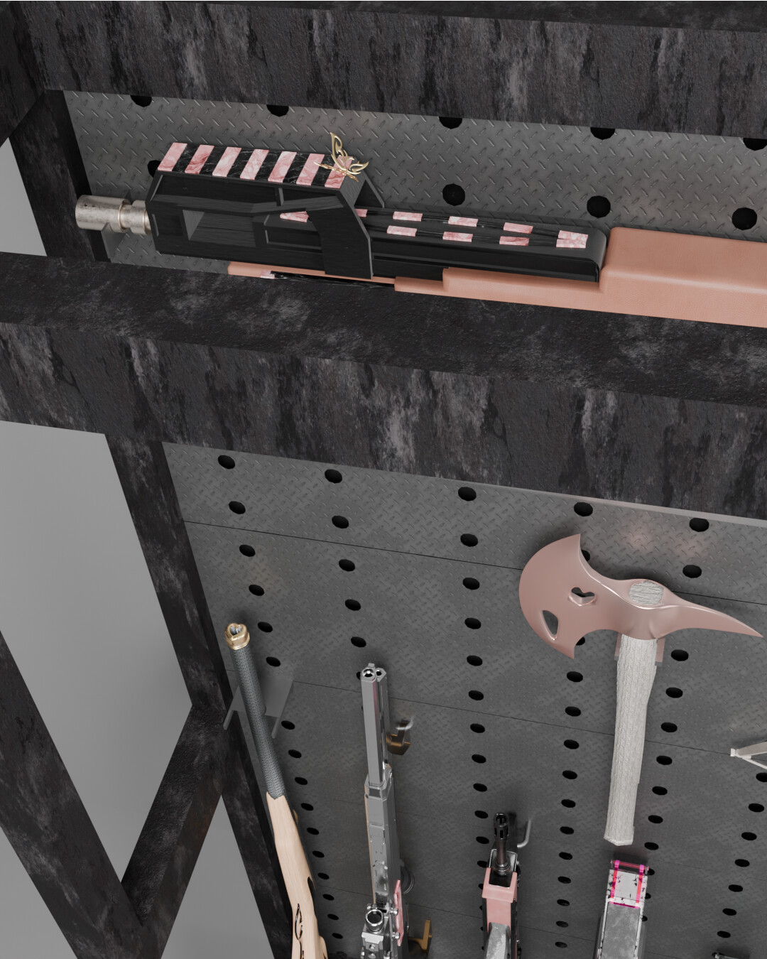 ArtStation - Custom Gun Rack