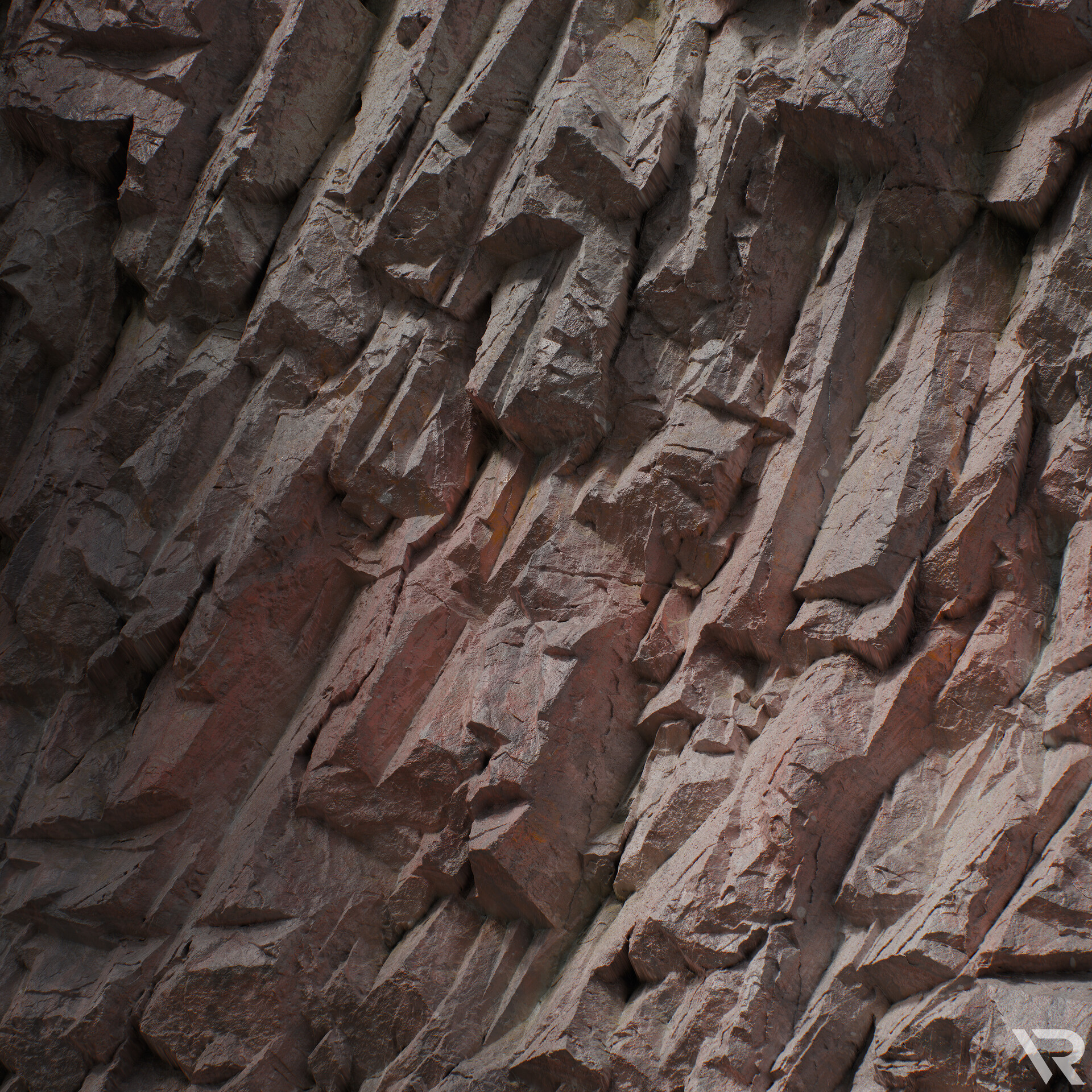 ArtStation - Sharp Cliff Rock - Substance