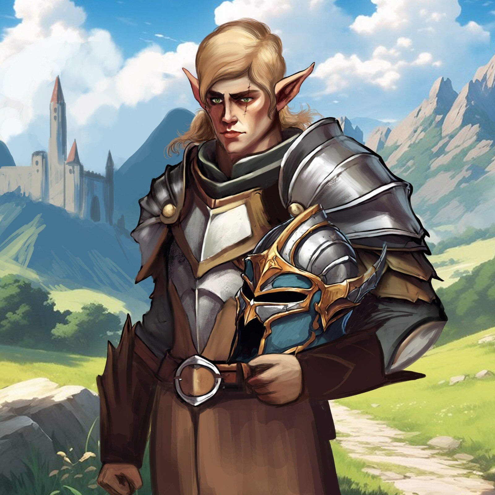 ArtStation - half body