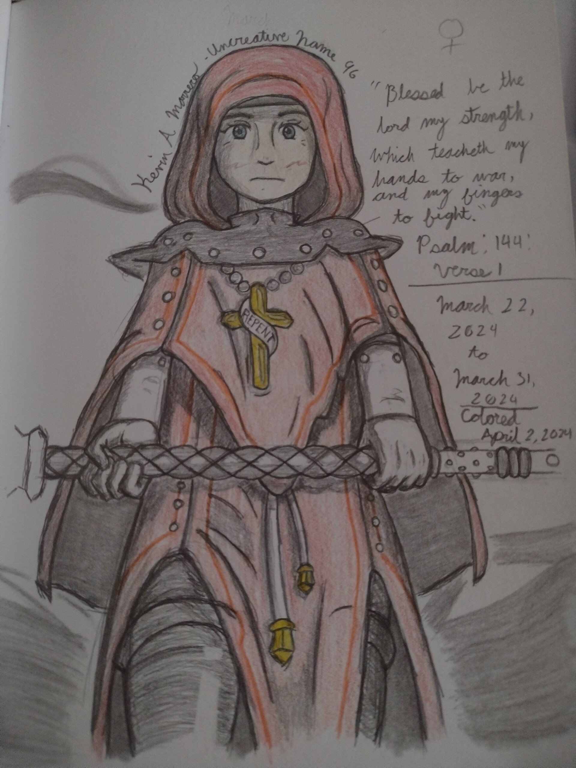 ArtStation - Battle Priestess