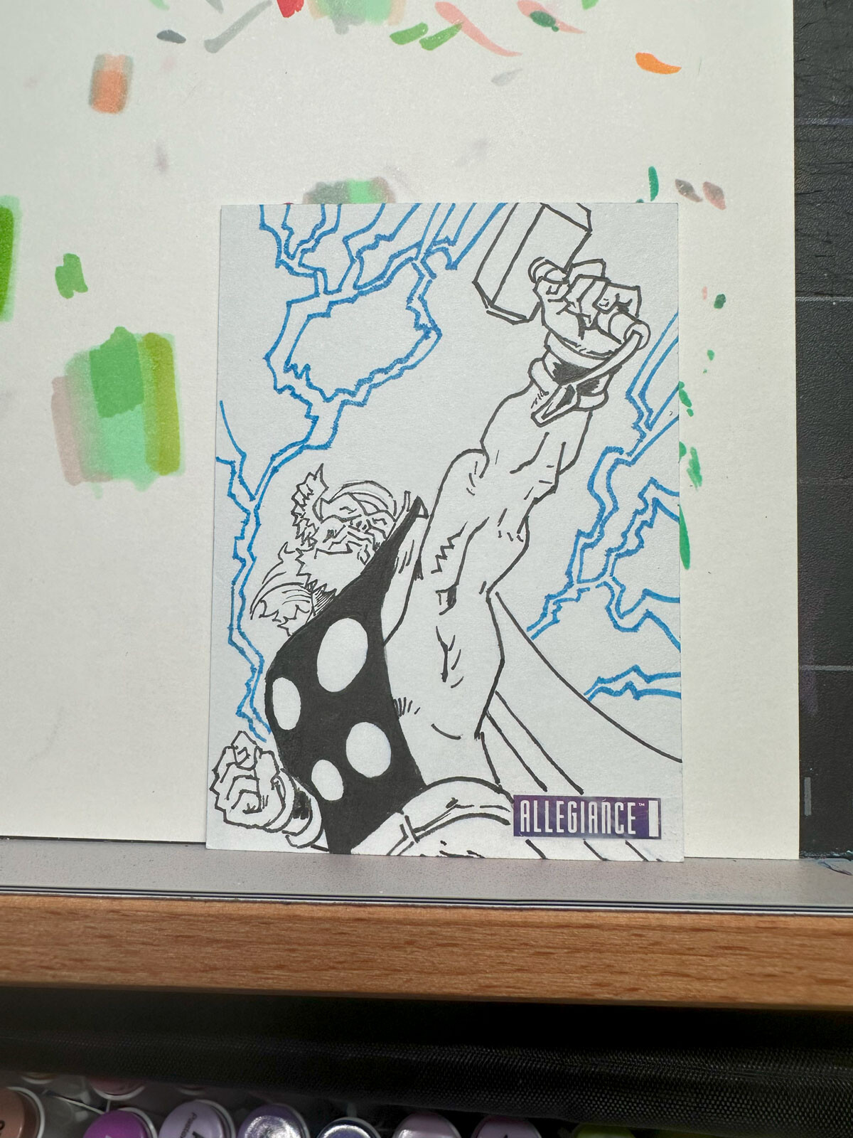 Chris Doray - Thor - Upper Deck Infinity Trilogy Marvel Allegiance ...