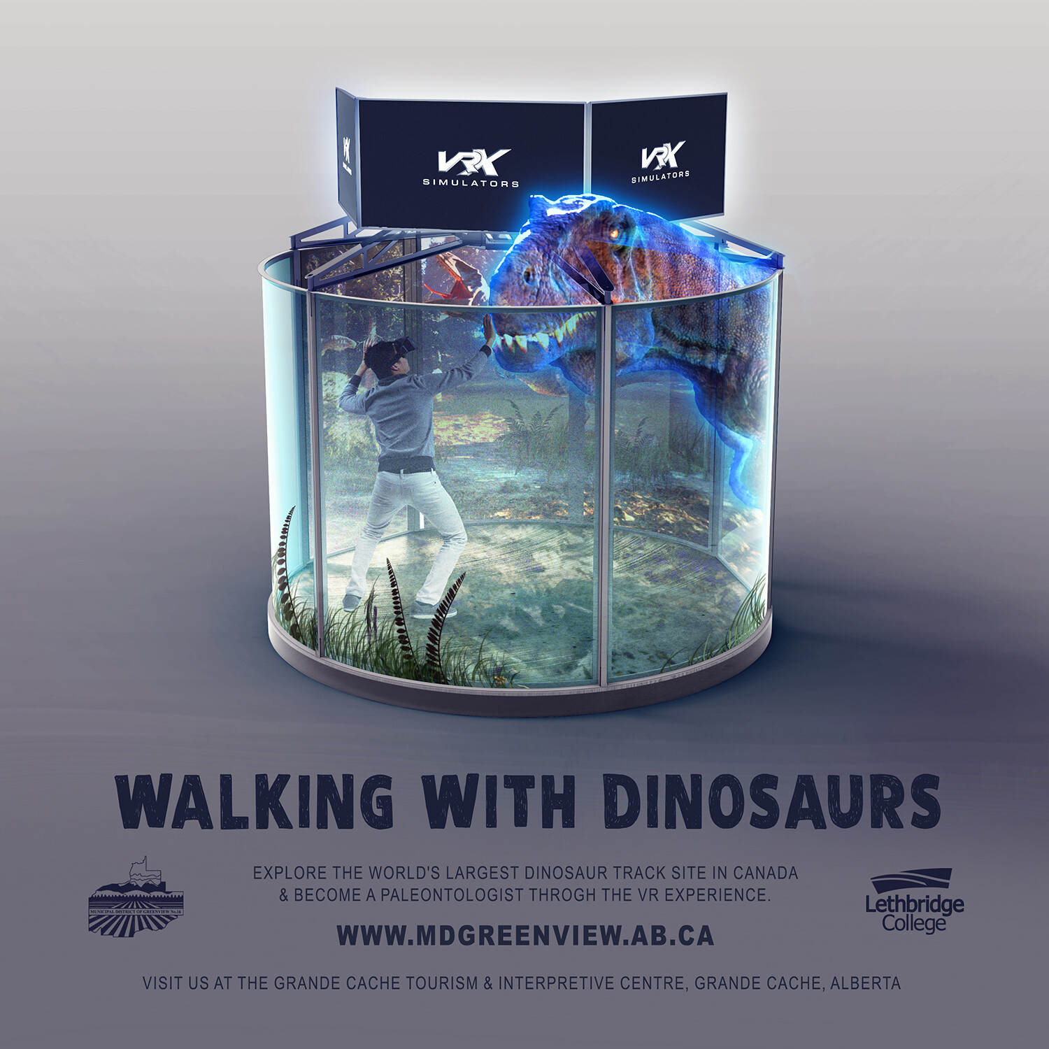 ArtStation - Walking with Dinosaurs Marketing visuals for VR Walking Experience