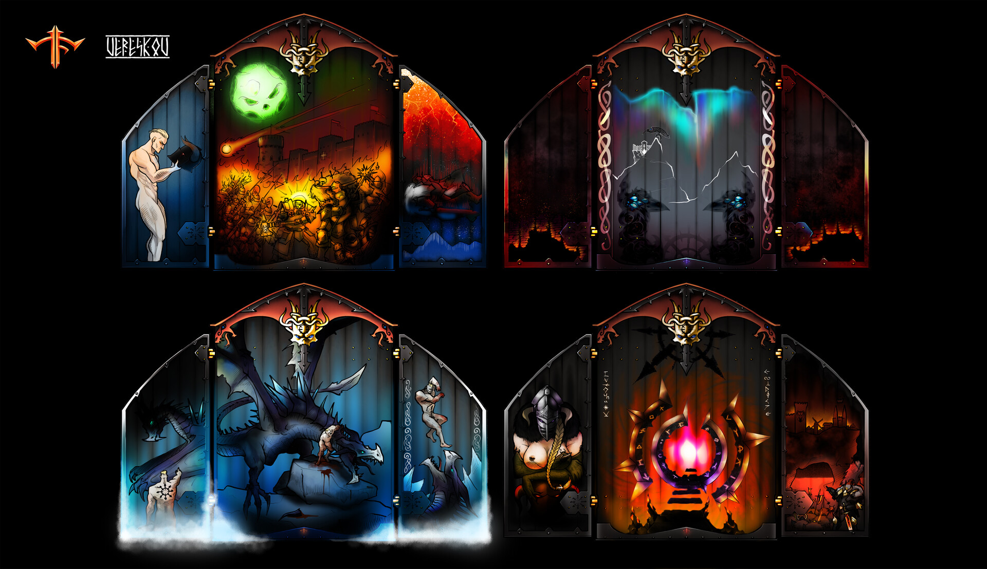 ArtStation - TRIPTYCH | Tyrant Forge