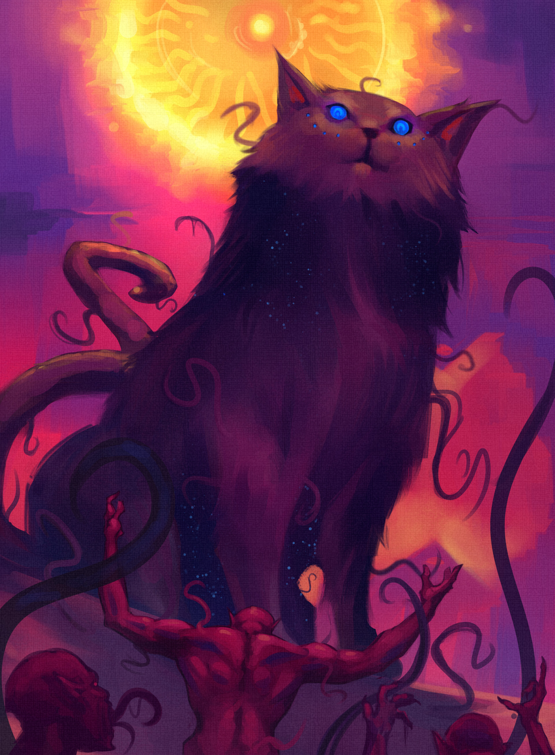 ArtStation - Eldritch Cat