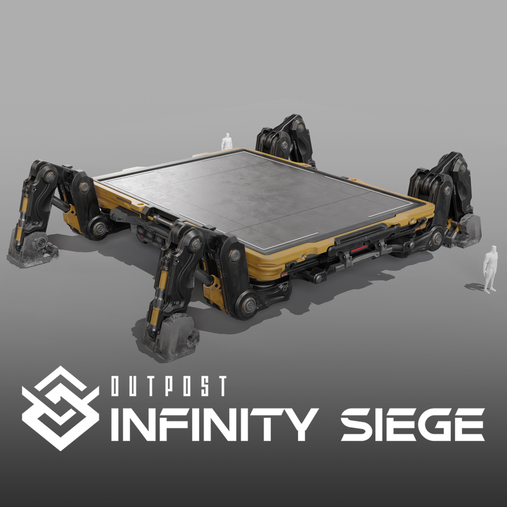 ArtStation - 重装前哨 Outpost-Infinity Siege design