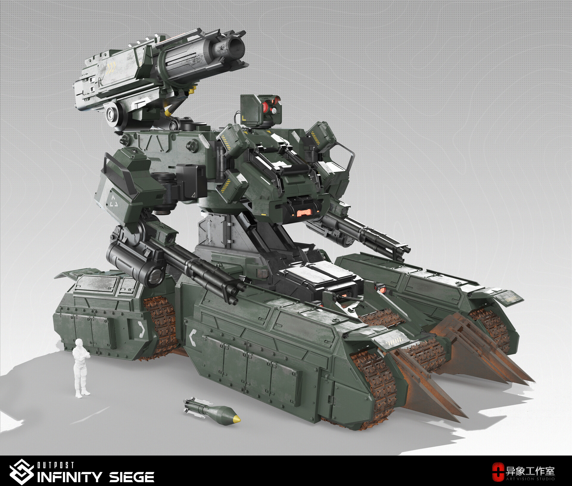 Nitisa - 重装前哨 Outpost-Infinity Siege - 坦克