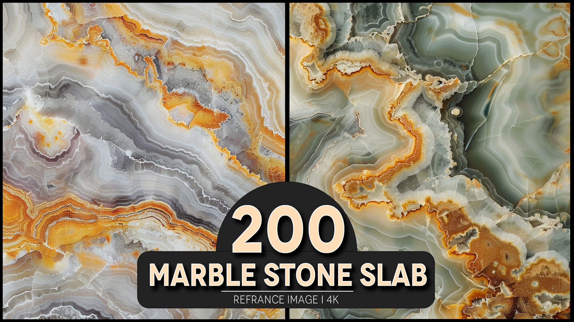 Pixel Ref - Marble Stone Slab 4K Reference/Concept Images