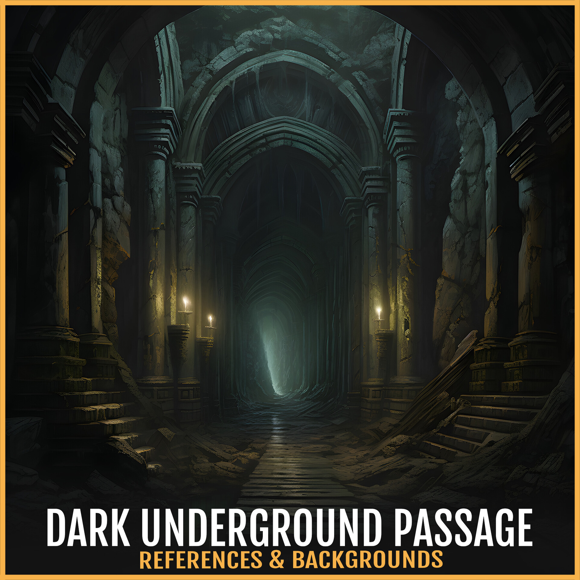 ArtStation - 303 Dark Underground Passage