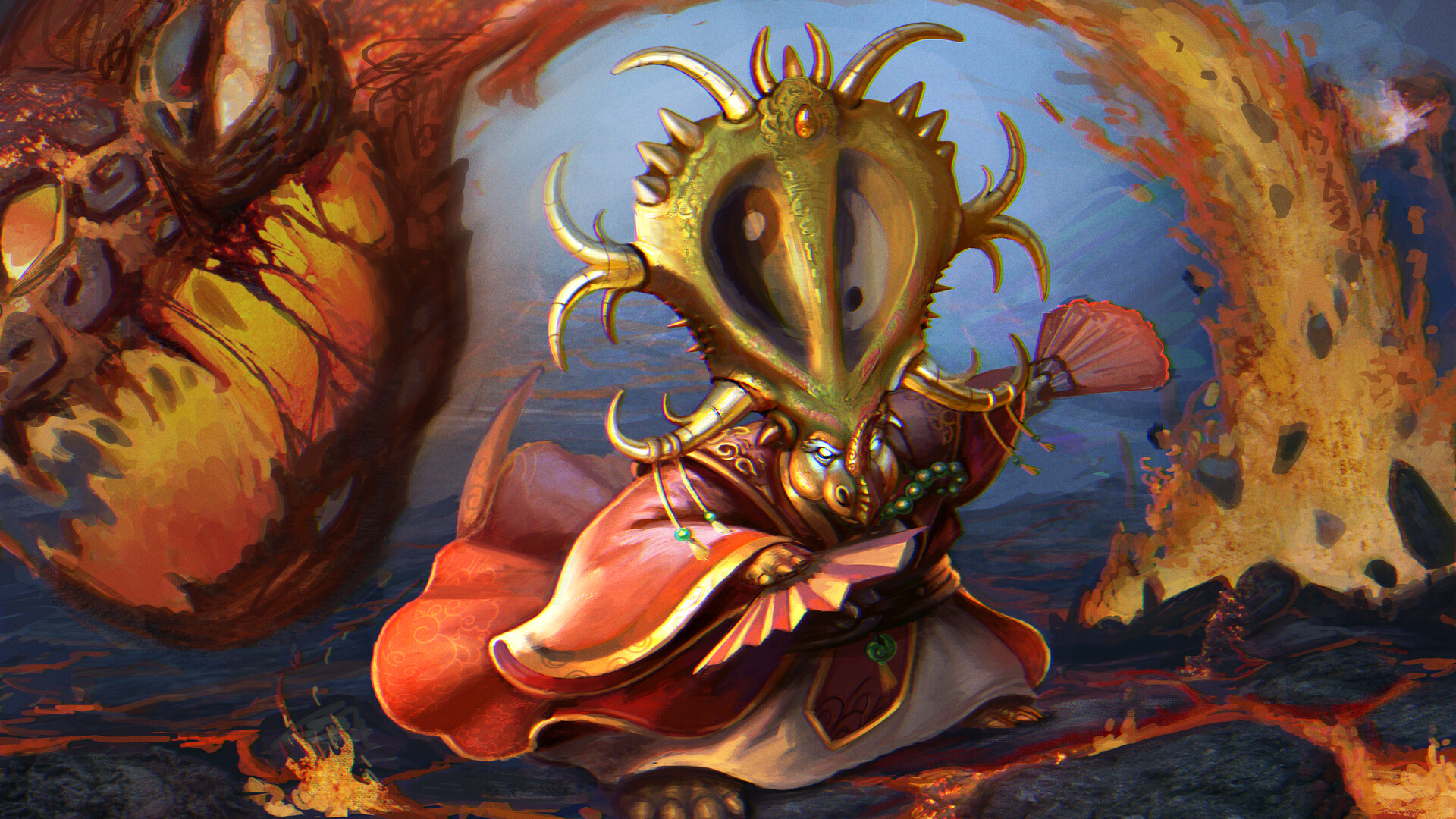 ArtStation - Animal Wuxia Warrior - CHaracter Design Challenge