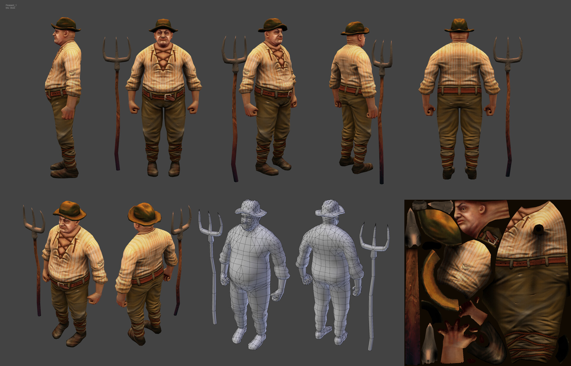 ArtStation - Peasant 1 npc