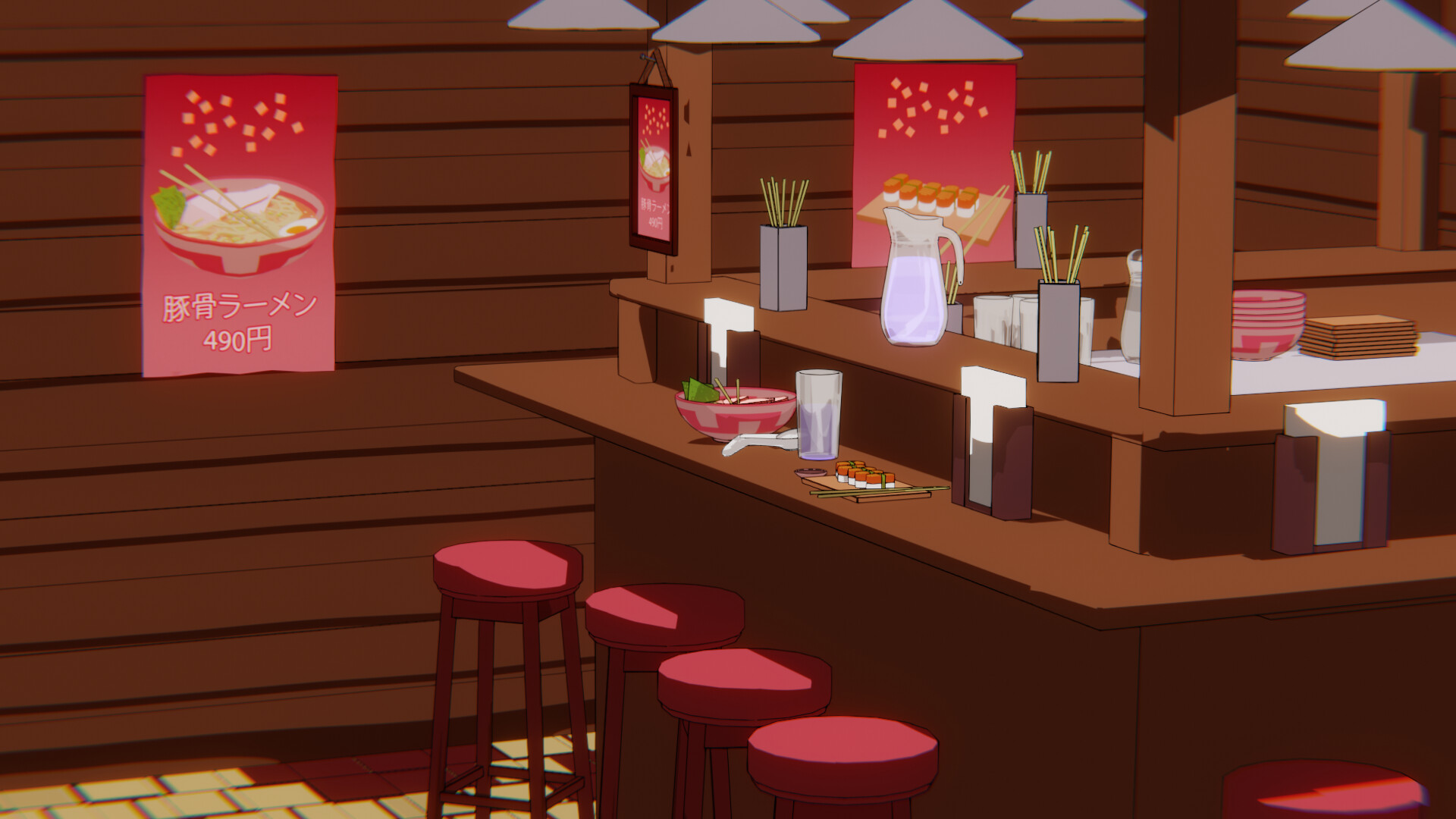 ArtStation - Ramen shop