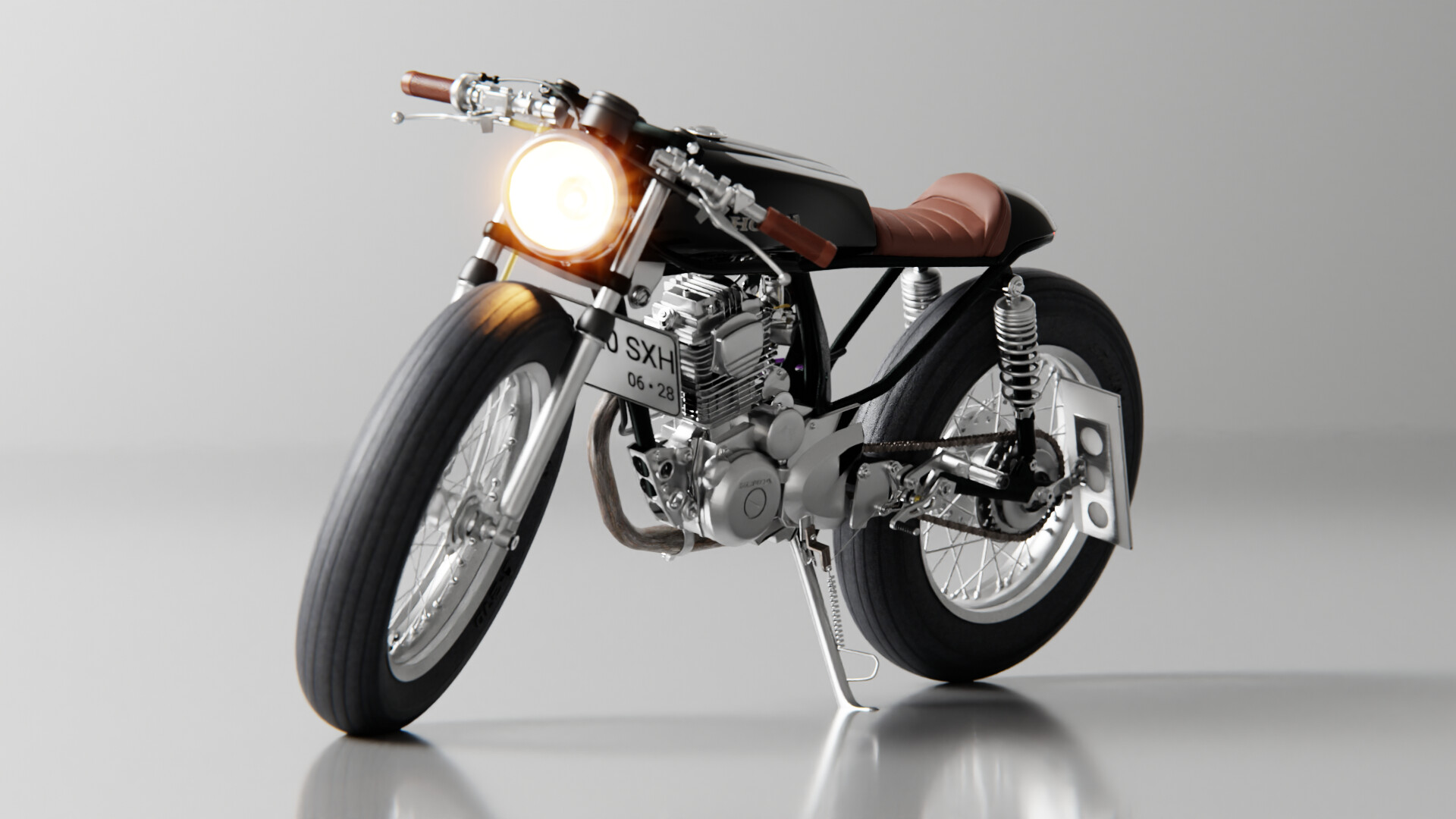 ArtStation - 3D CGI - custom motorcycle