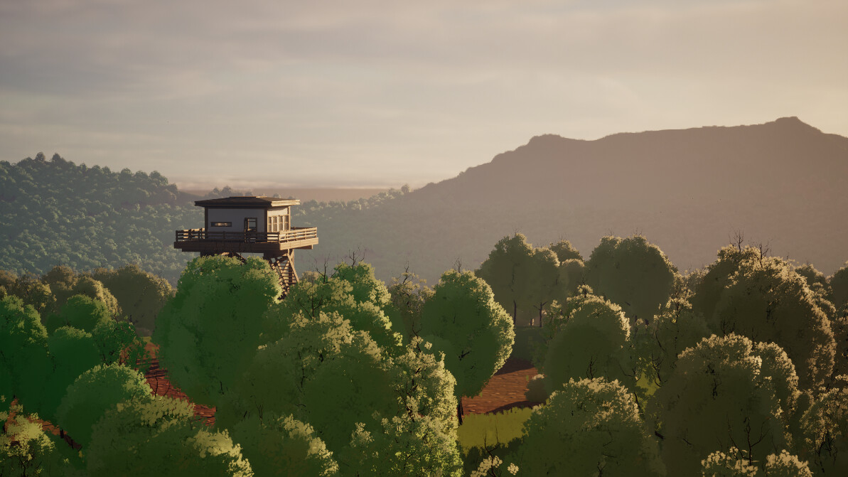 Caden Clingo - Stylized Firewatch