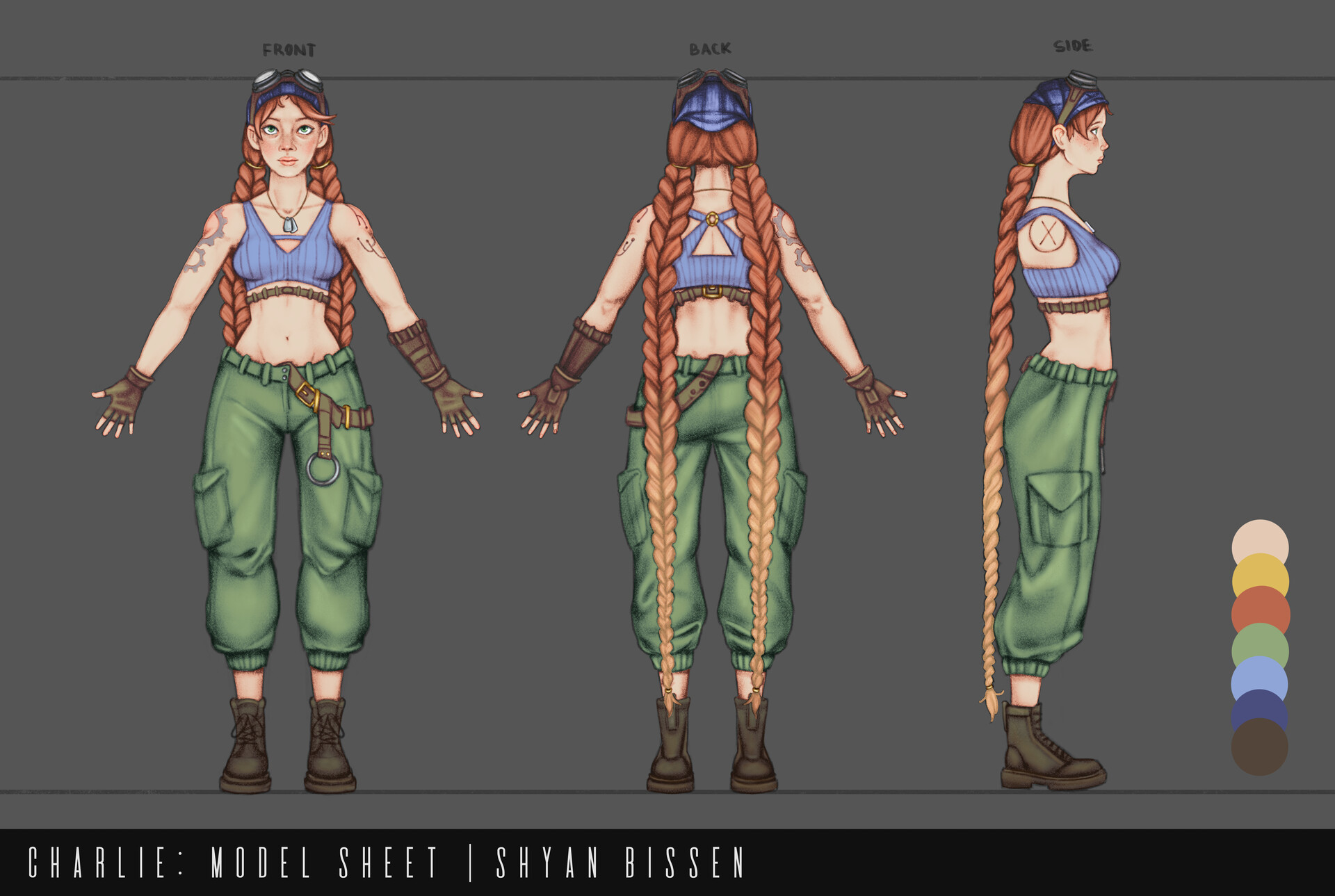 ArtStation - Charlie Model Sheet