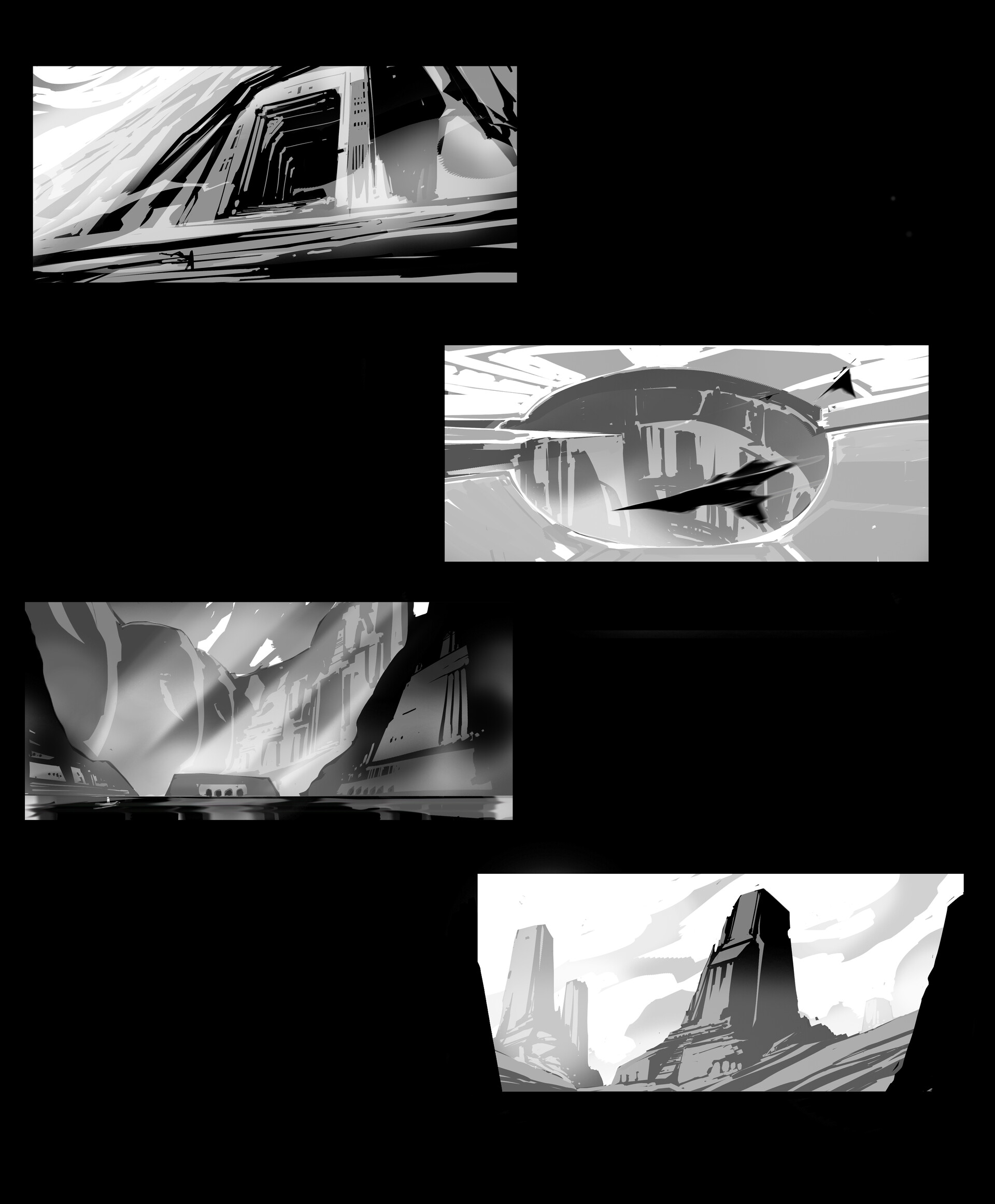 ArtStation - composition_practice