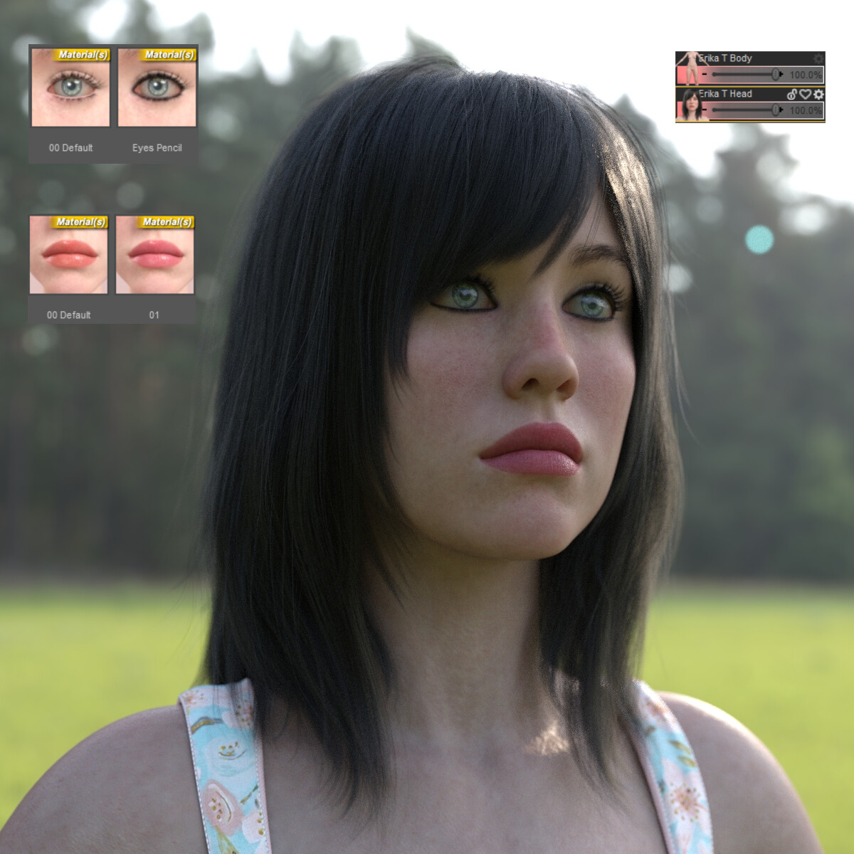 ArtStation - Erika T Pro Textures For Genesis 8 Female