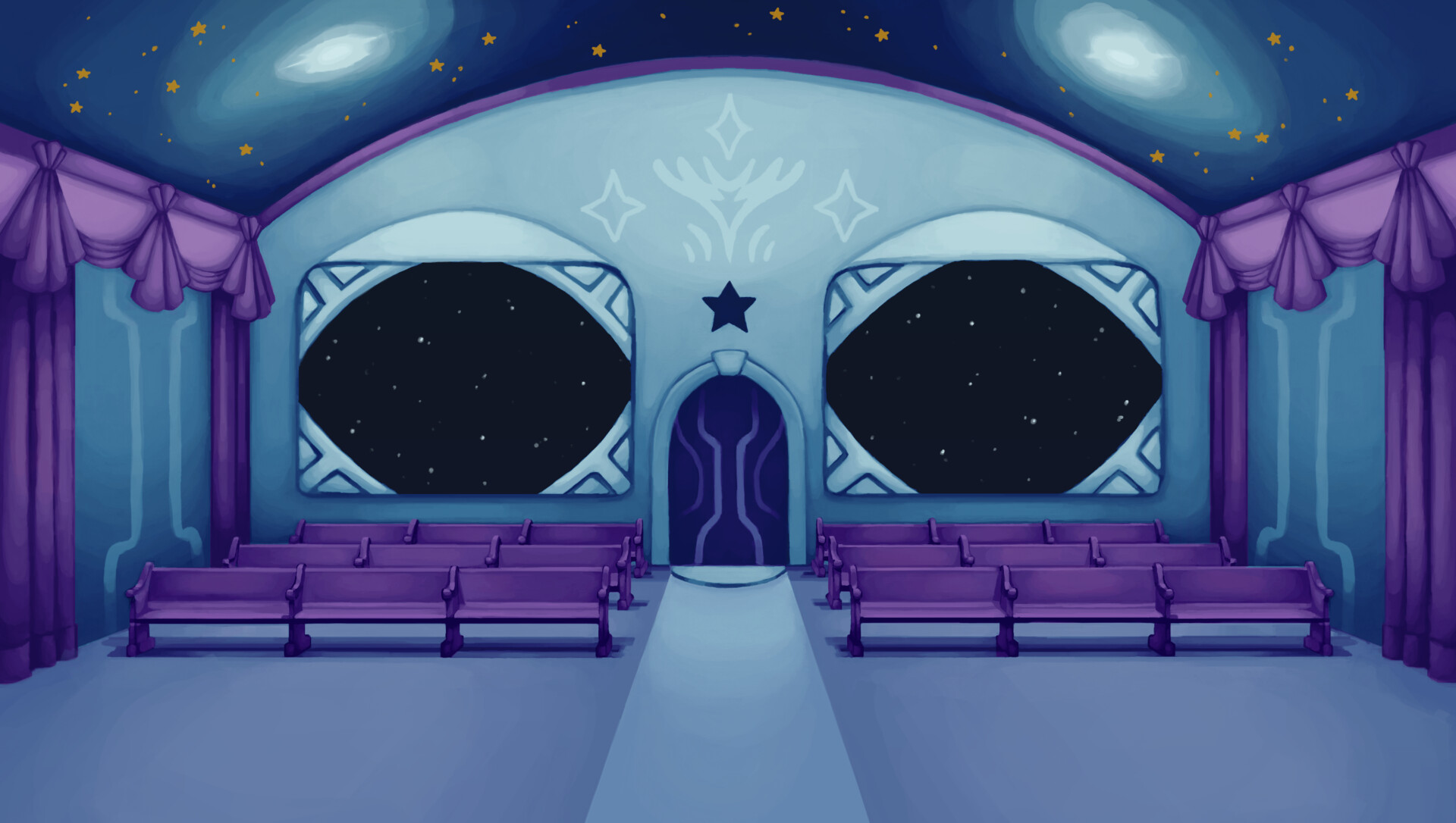 ArtStation - Cosmic Justice Courtroom