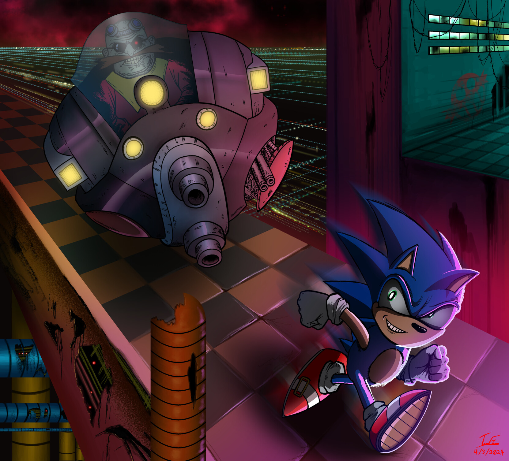 ArtStation - Bad Future (Sonic The Hedgehog)