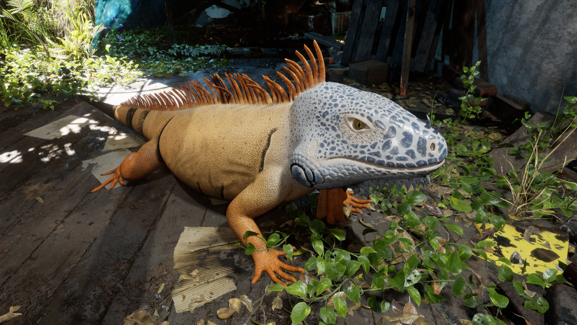 ArtStation - Iguana Lizard Realistic 3D Model And Render