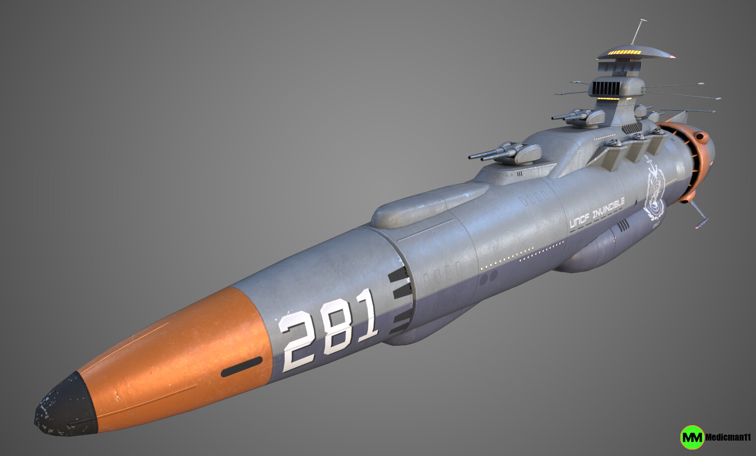 ArtStation - SBY: Wichita-Class Heavy Cruiser