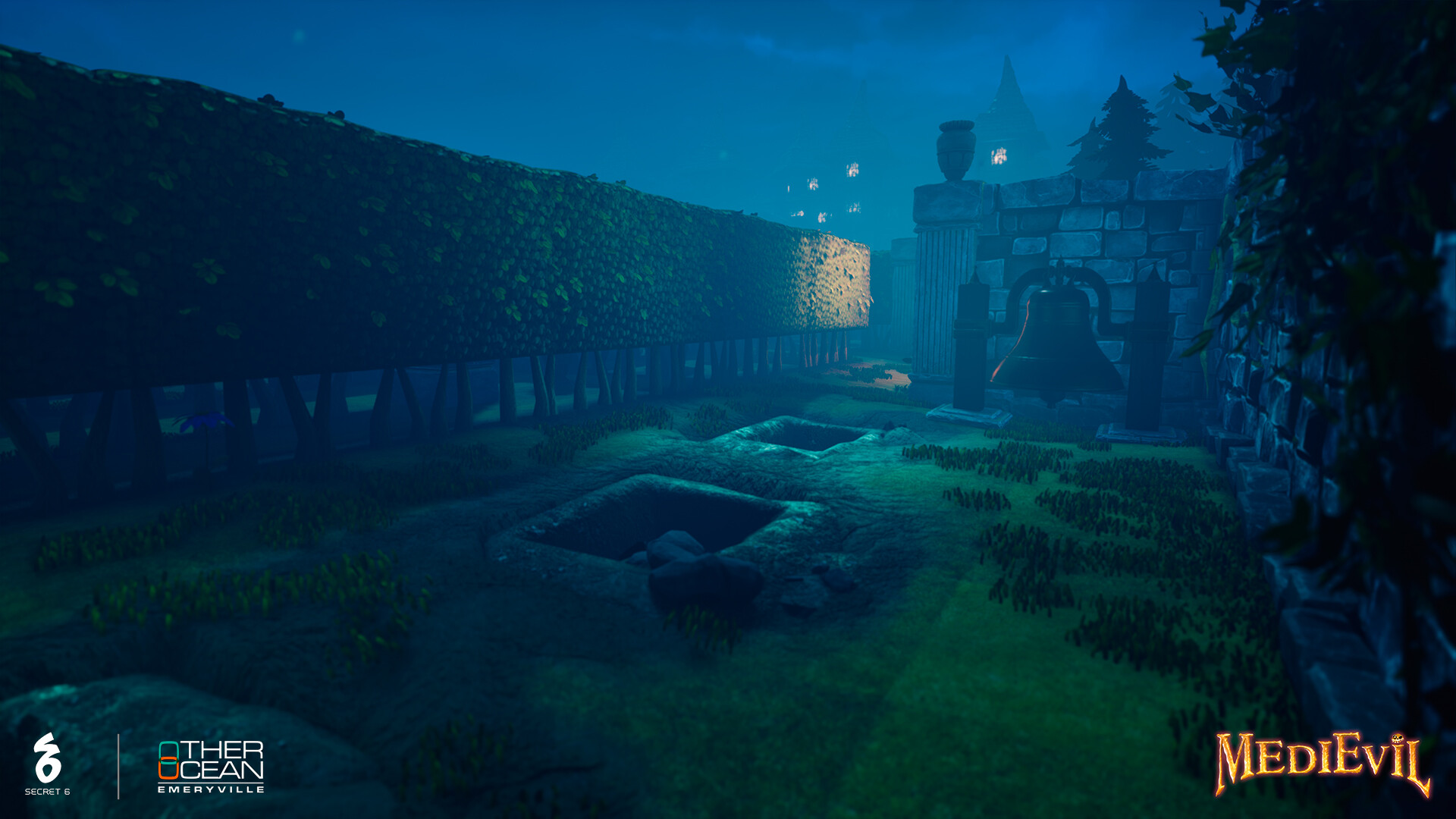 Secret 6 - MediEvil | Environment Level Art - The Asylum Grounds