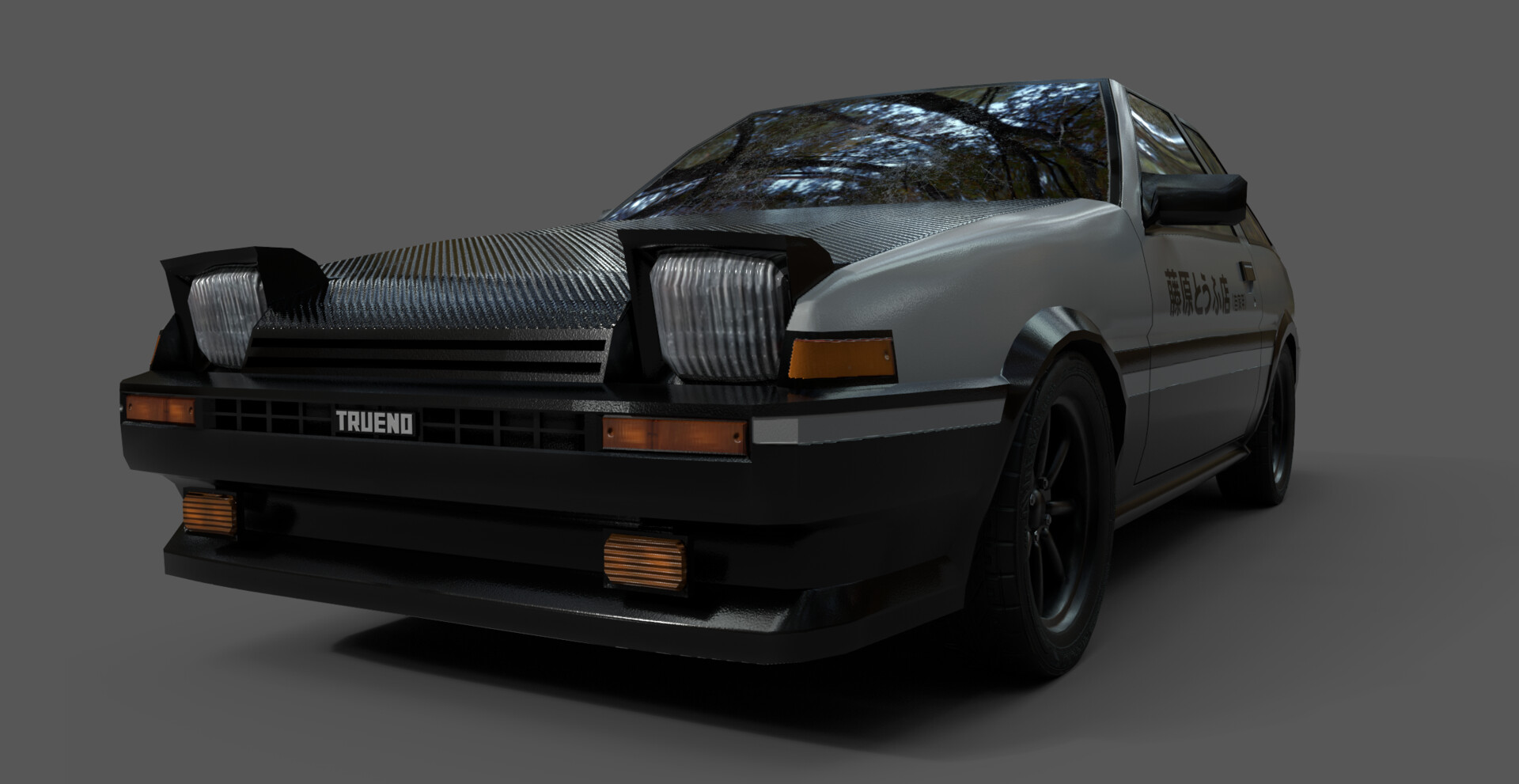ArtStation - Tofu Toyota AE86