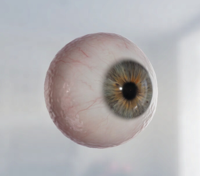 ArtStation - real-time eyeball shader with refraction