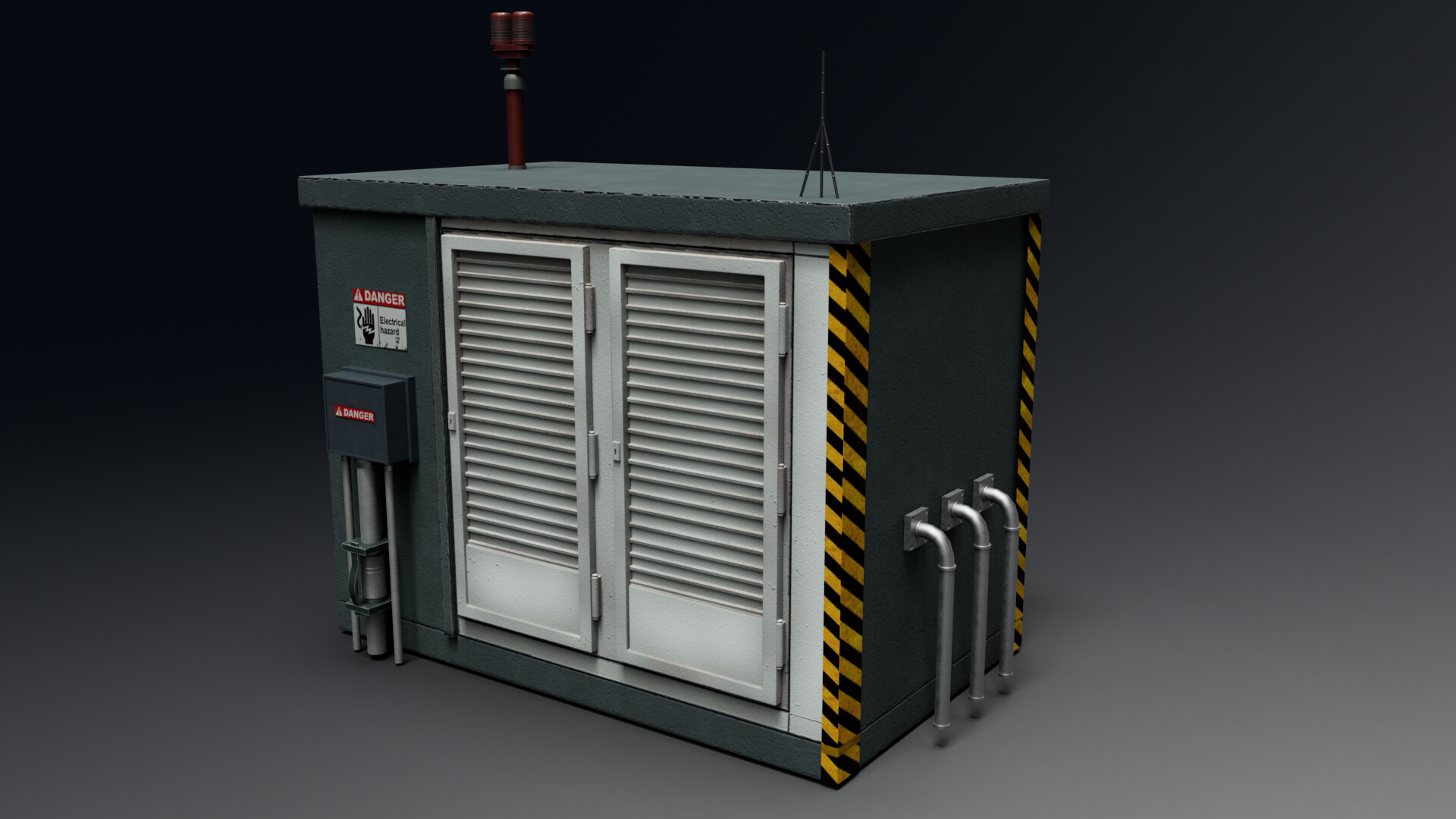 ArtStation - Electronics Shelter