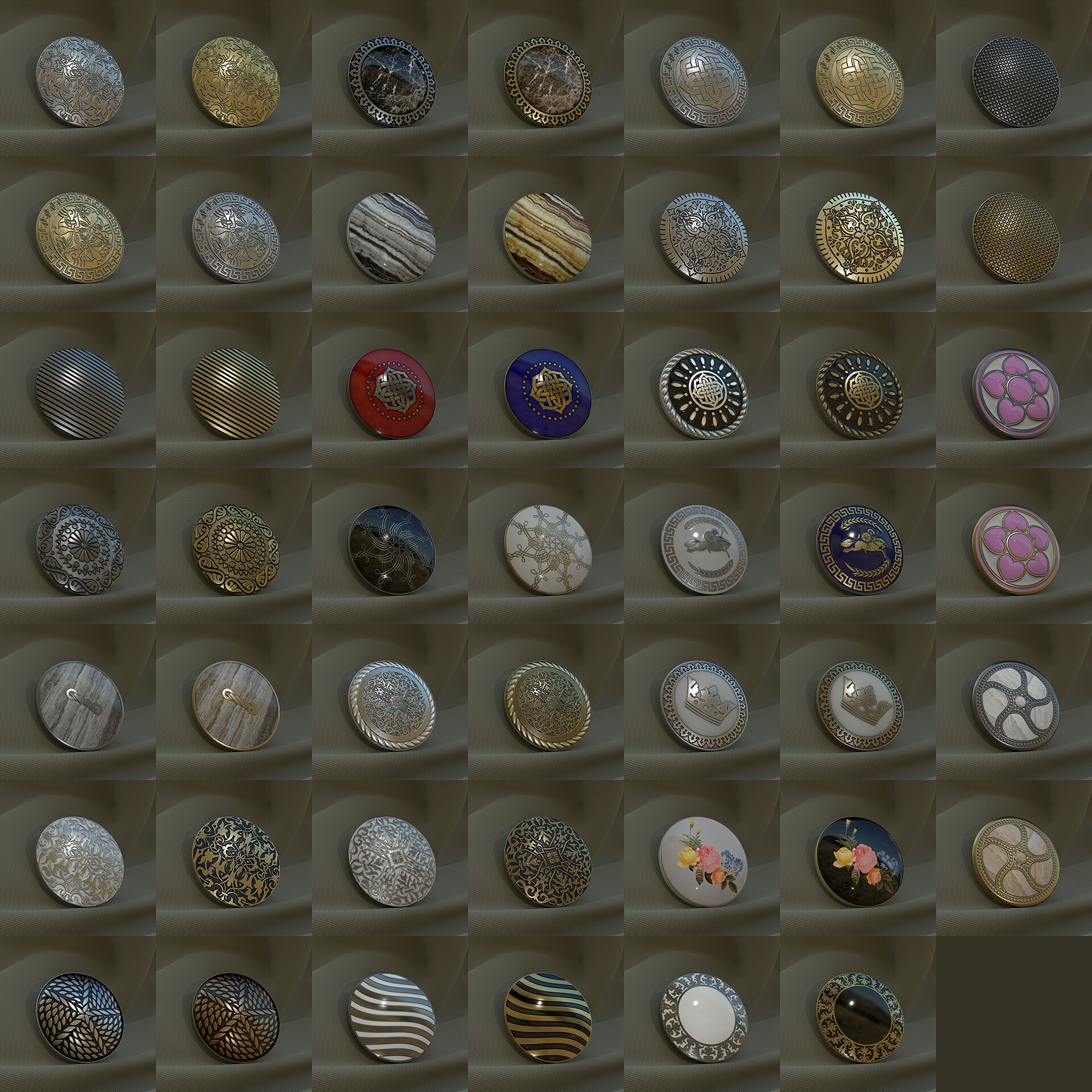 ArtStation - Button Up 01