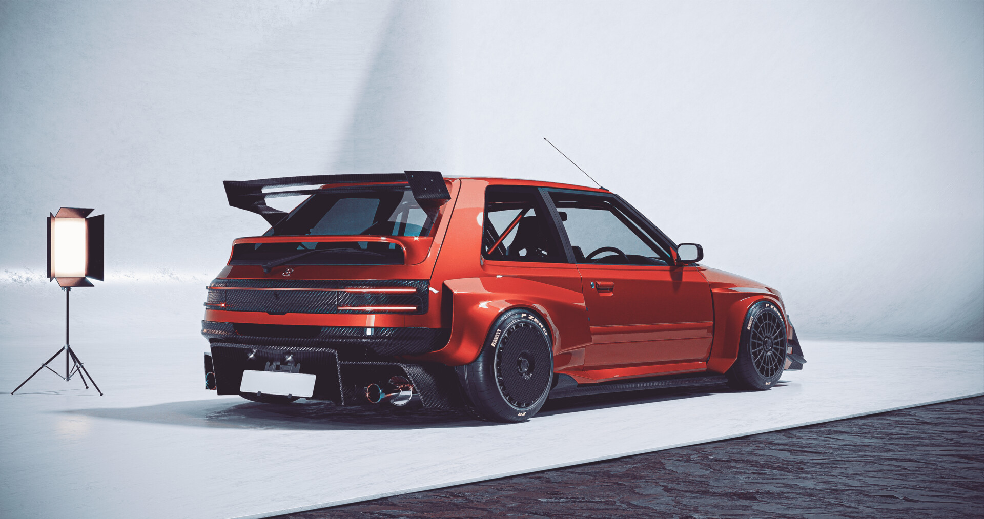 ArtStation - Mazda 323 GTR WideBody