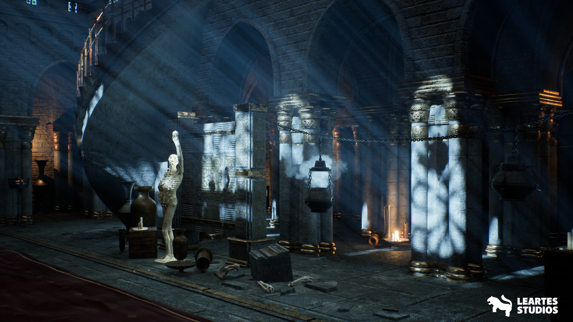 Leartes Studios - Dark Fantasy Church Environment