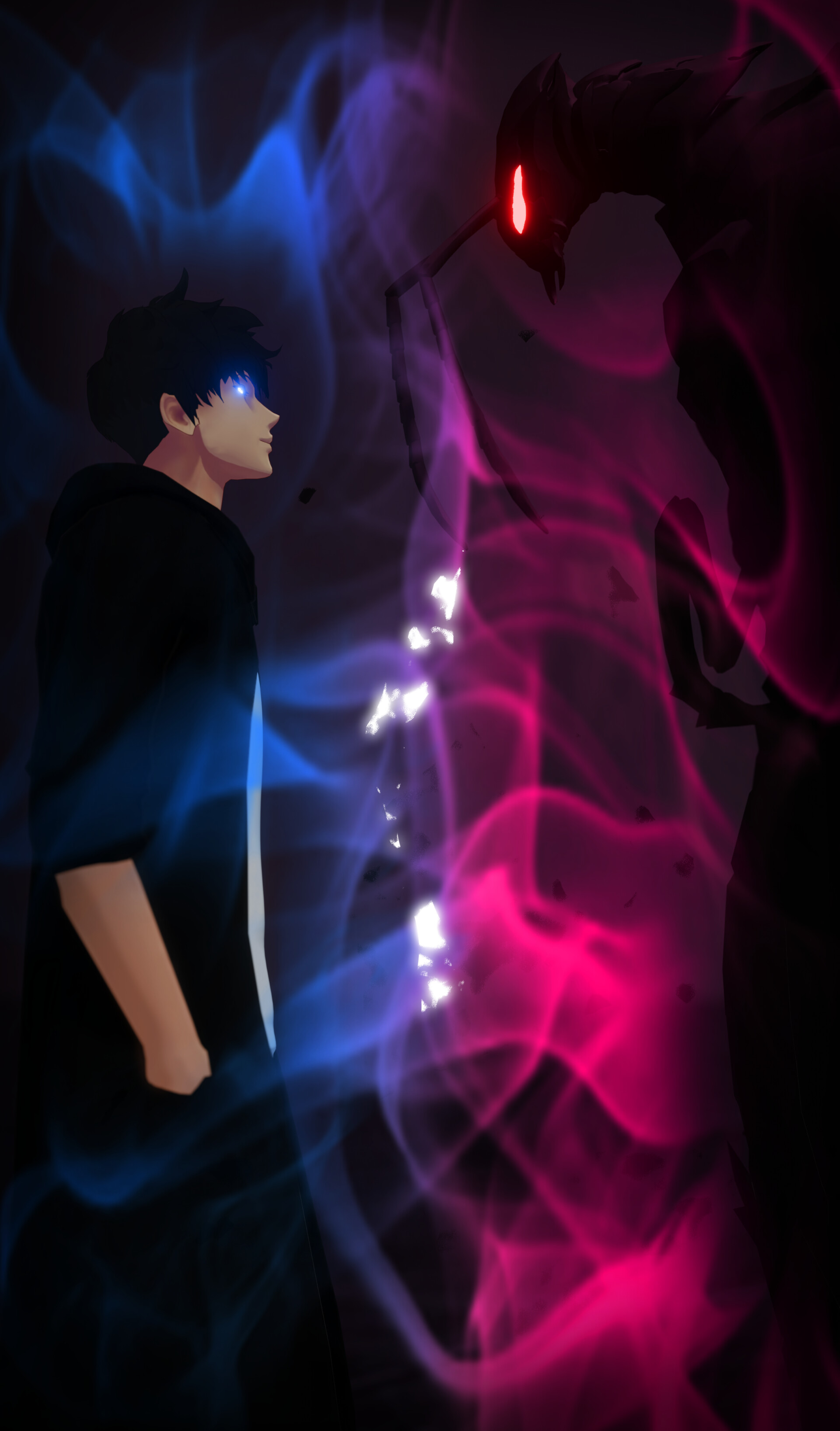 ArtStation - Sung Jin Woo / Beru - Solo Leveling 3D