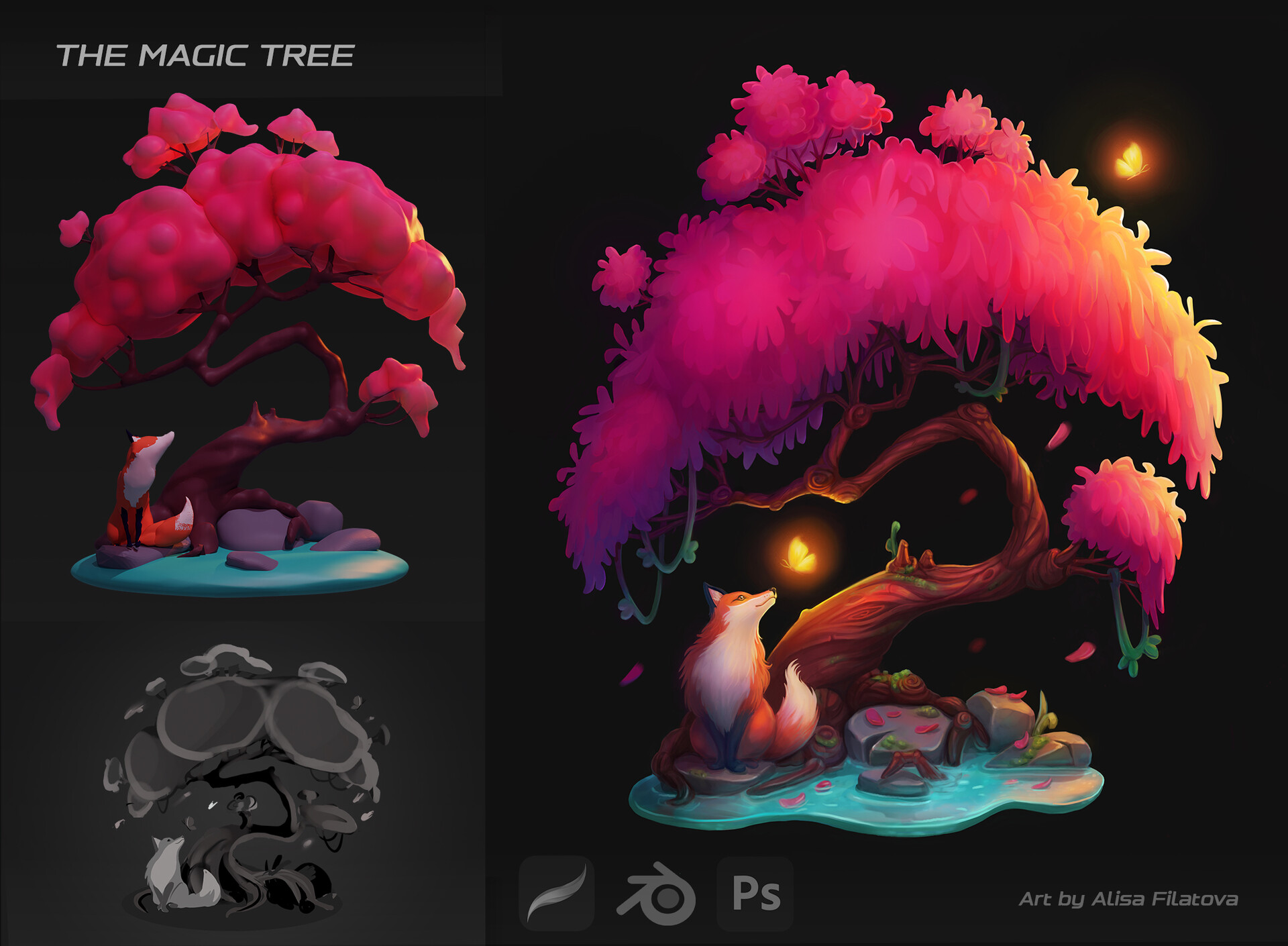 ArtStation - The Magic Tree