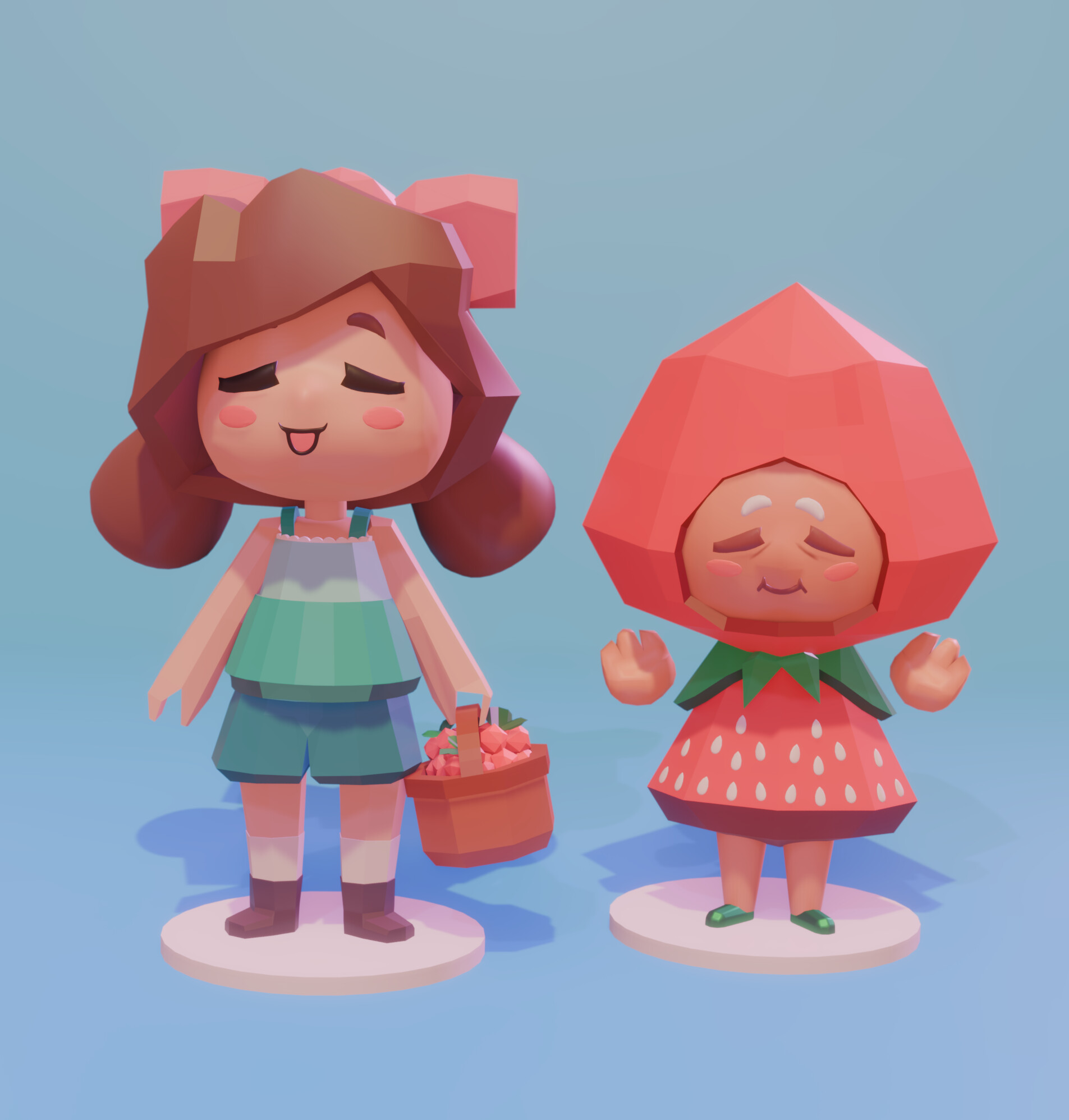 ArtStation - Low poly characters
