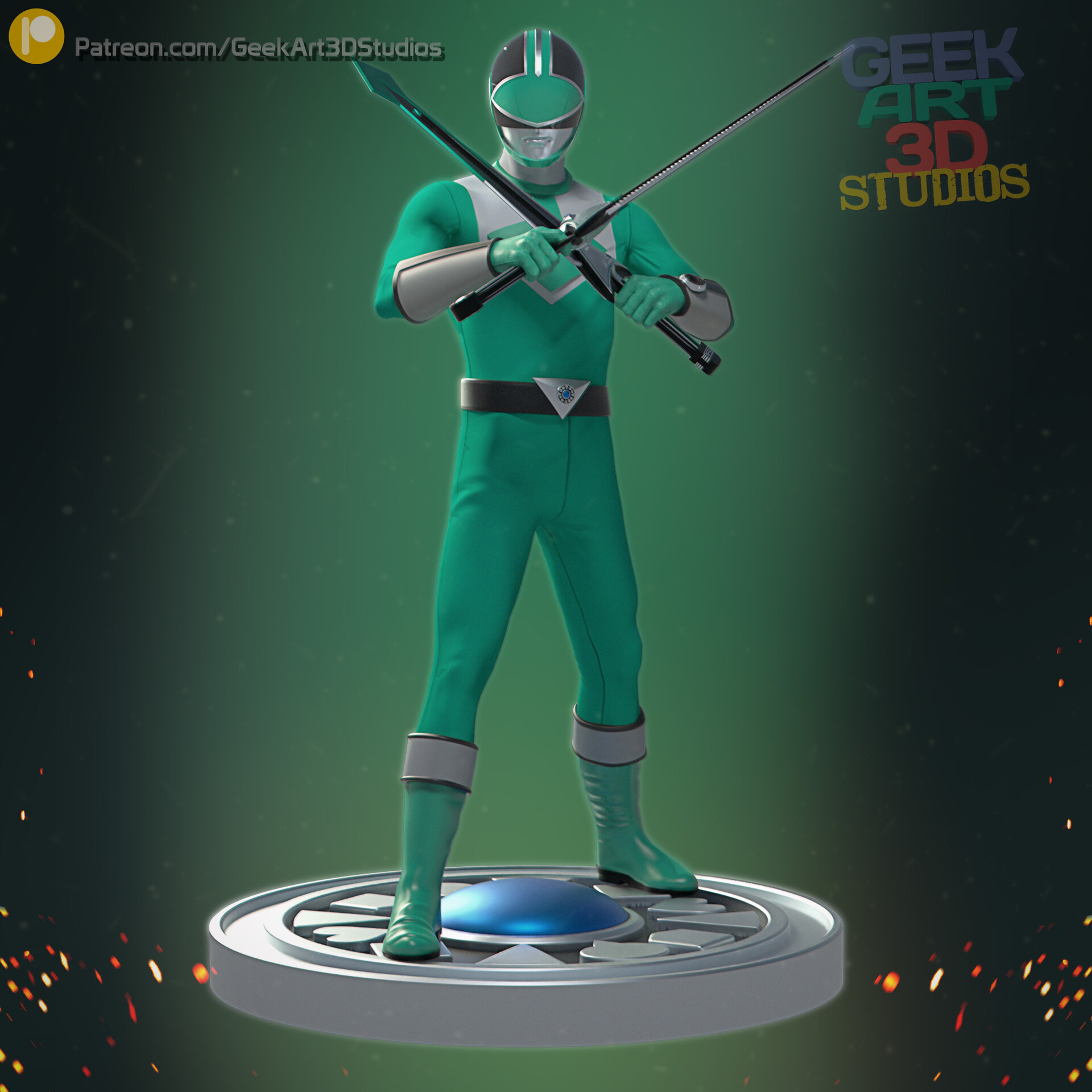 Power Rangers Time Force Green Ranger