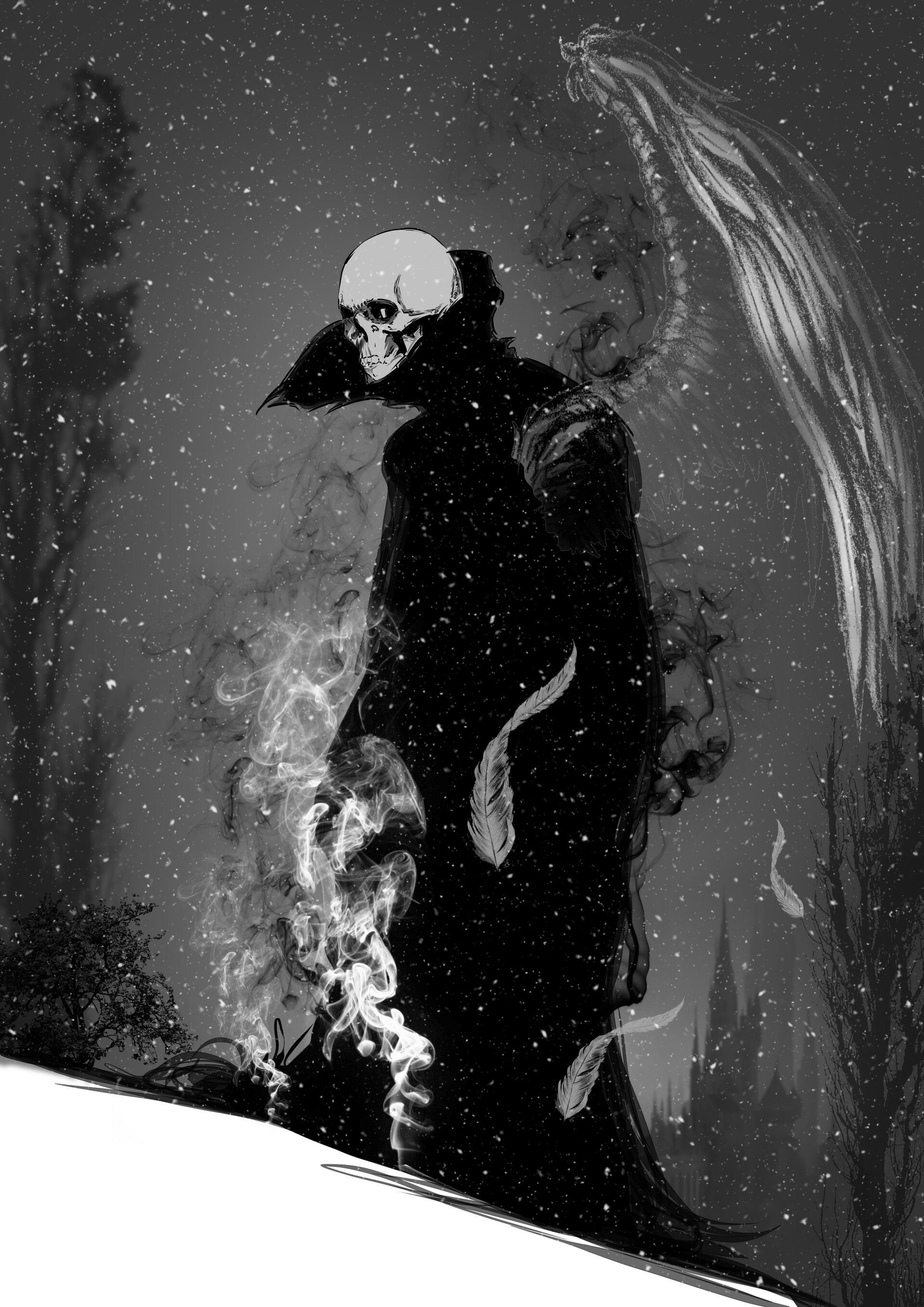 ArtStation - Malluz - God of Death (OPEN COMMISSION)