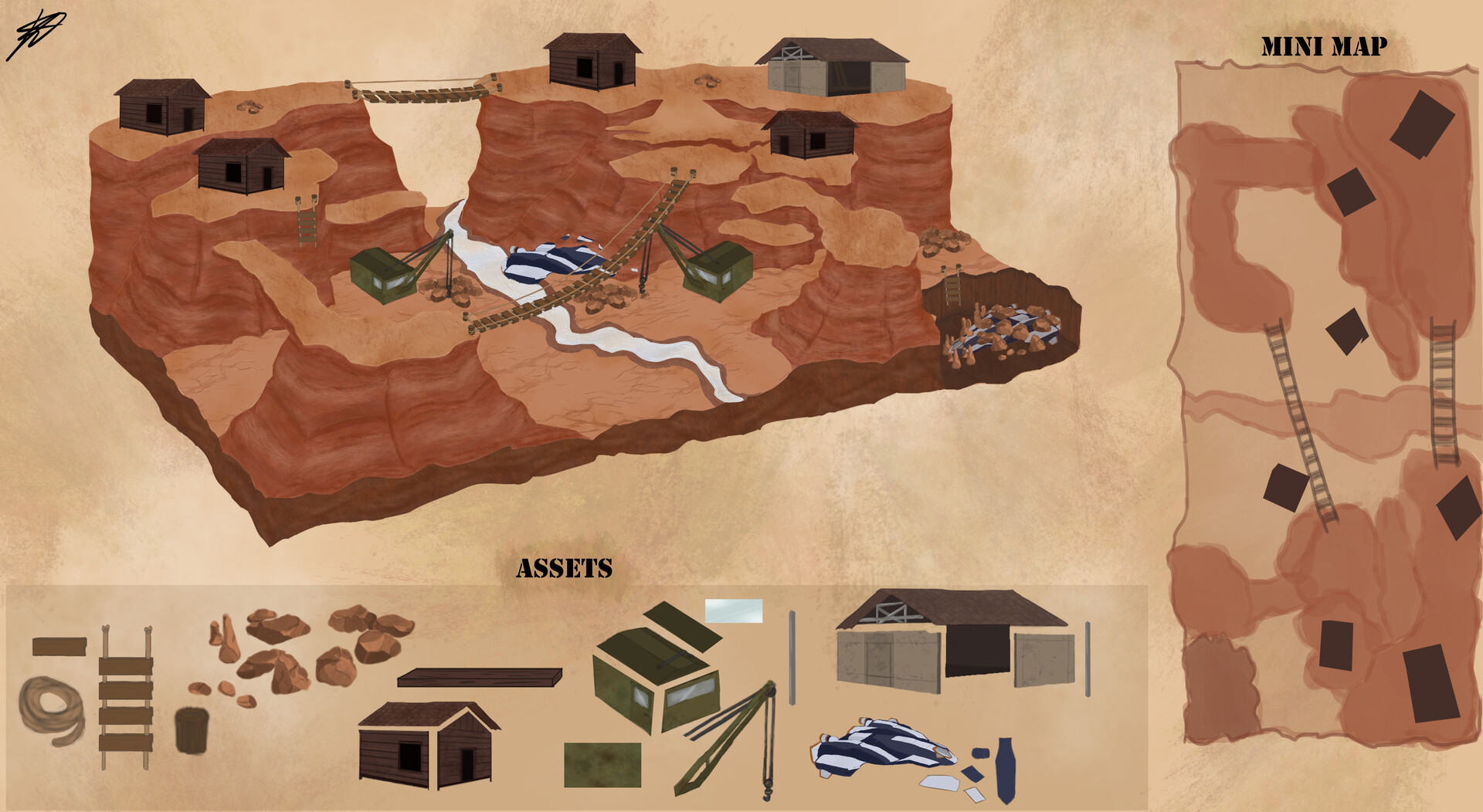 ArtStation - Game Layout Design