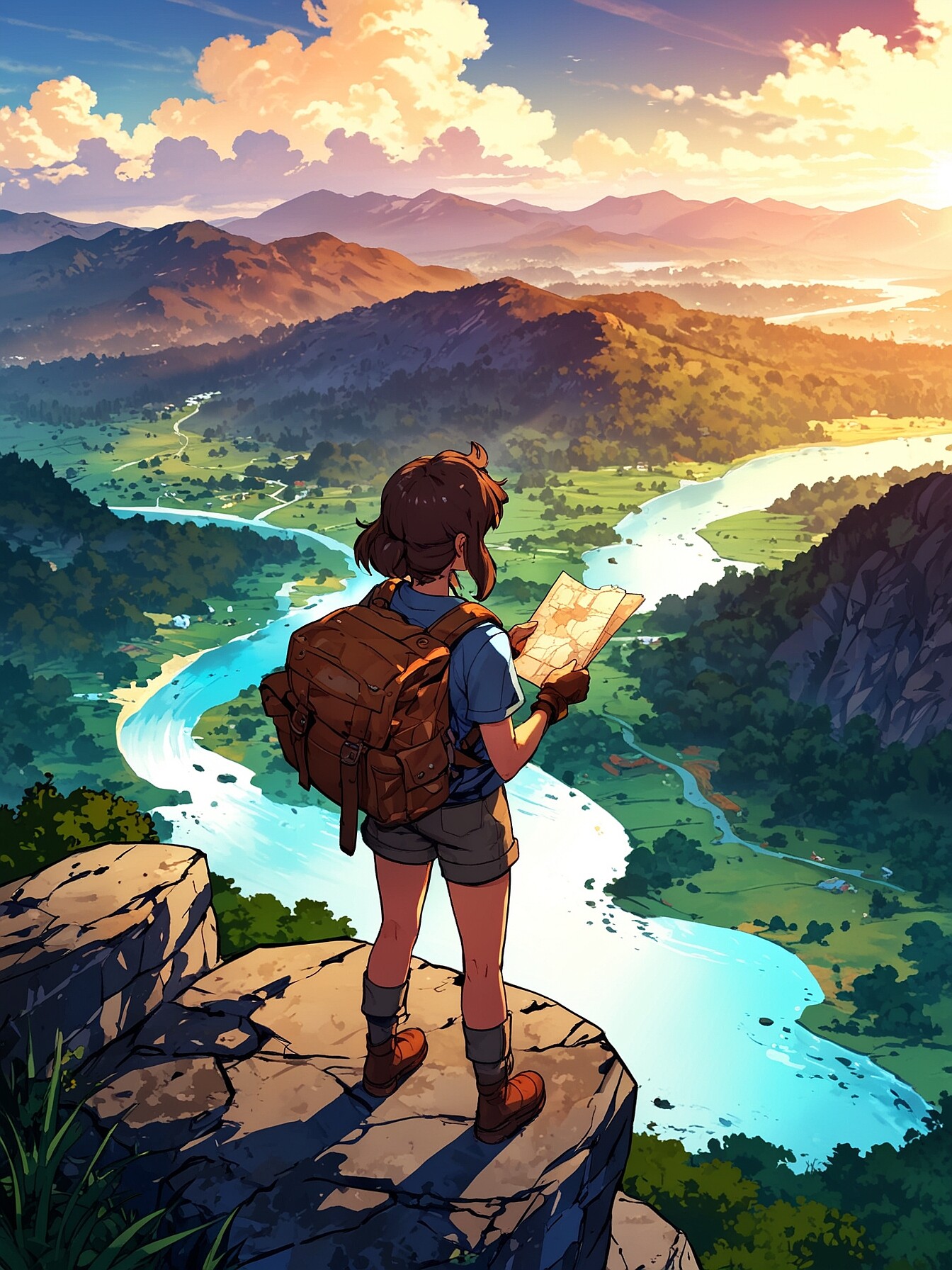 ArtStation - Dreamy Landscape Concept Art -The Adventure Begins