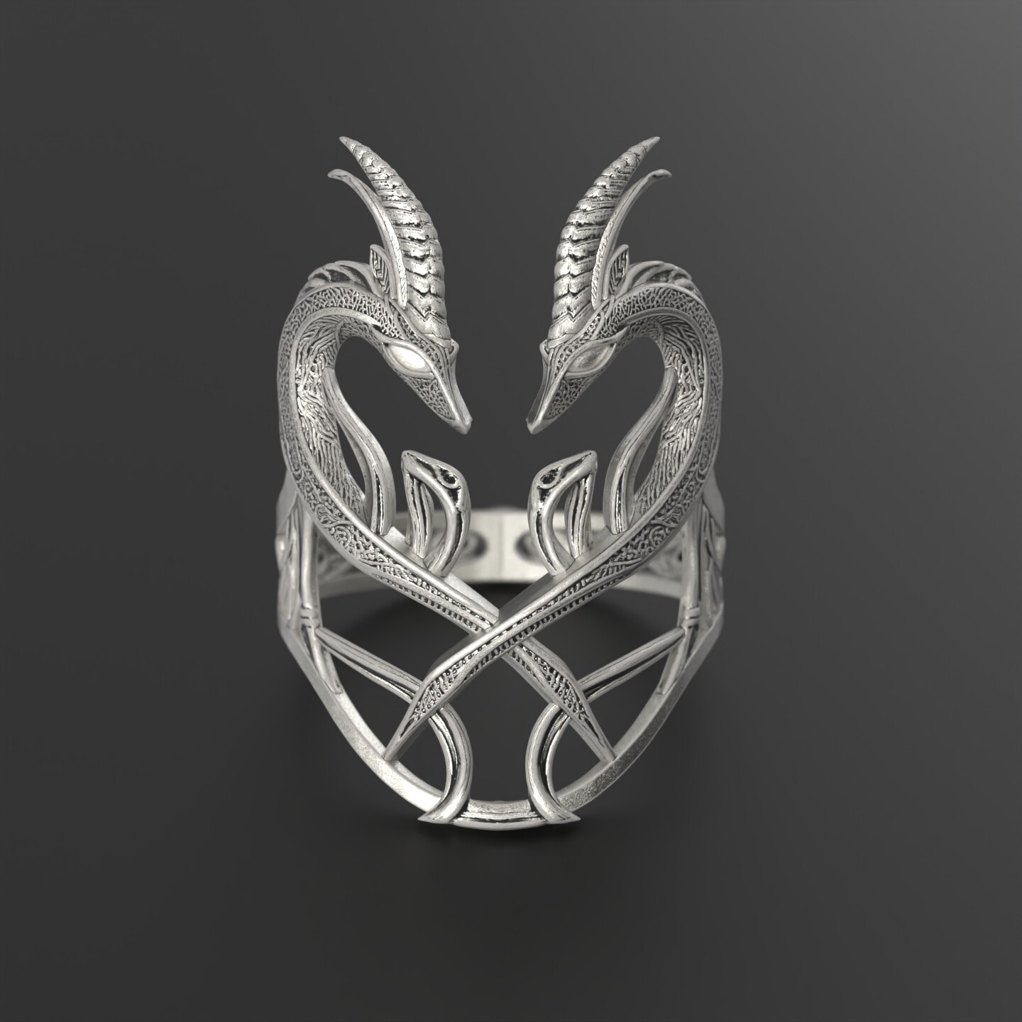 ArtStation - Artnouveau Animals Ring