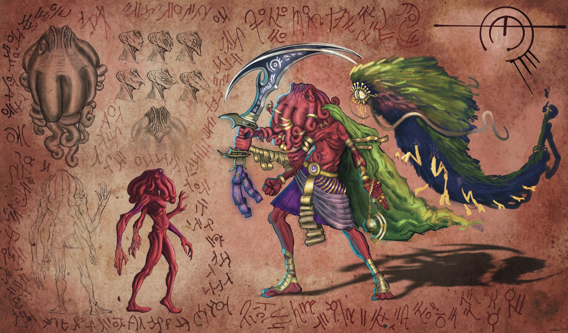 ArtStation - Cephalopod People | Mystic Nomad