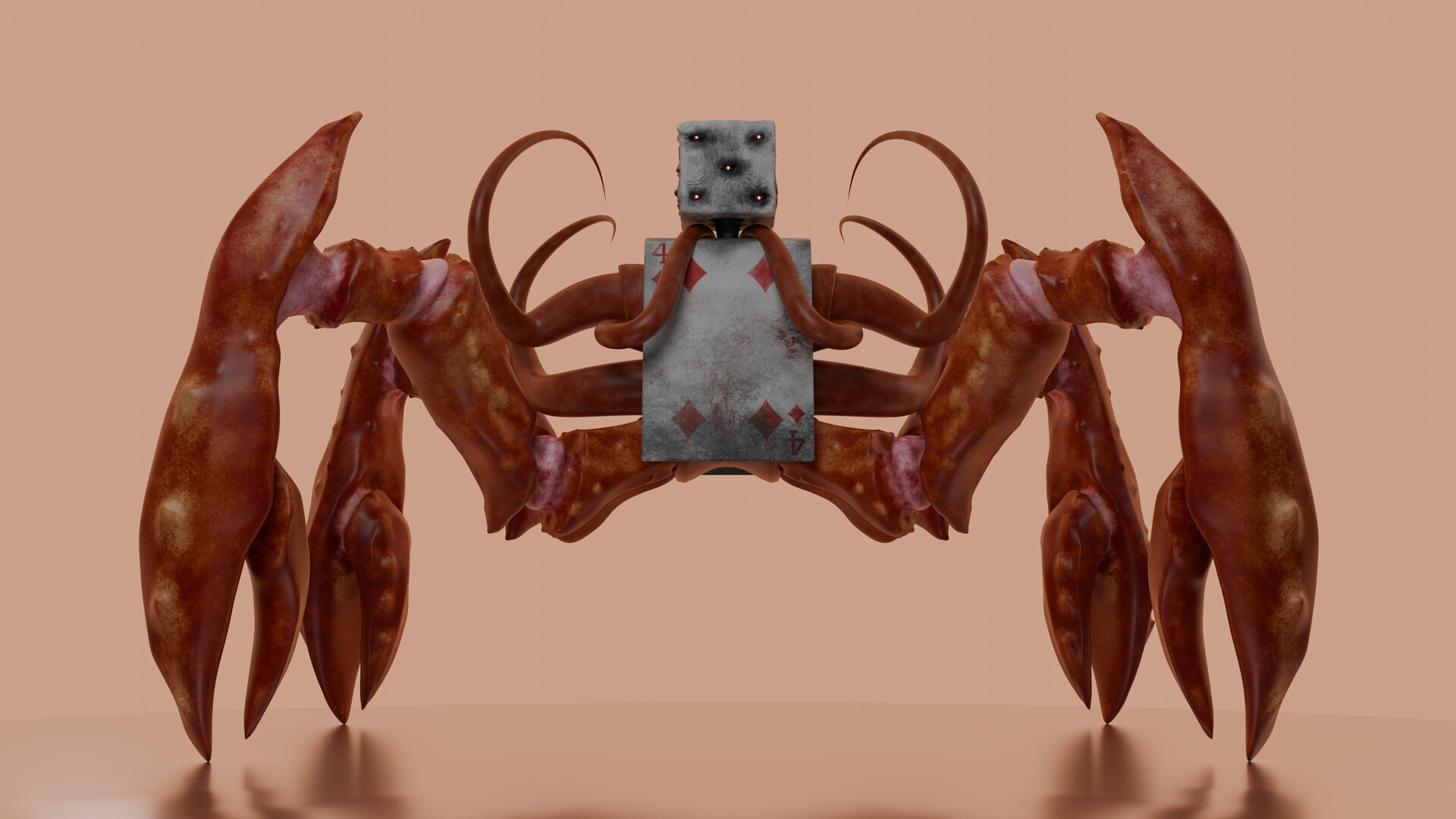 NinjaJD - Cubic Crab Version - 3D Character