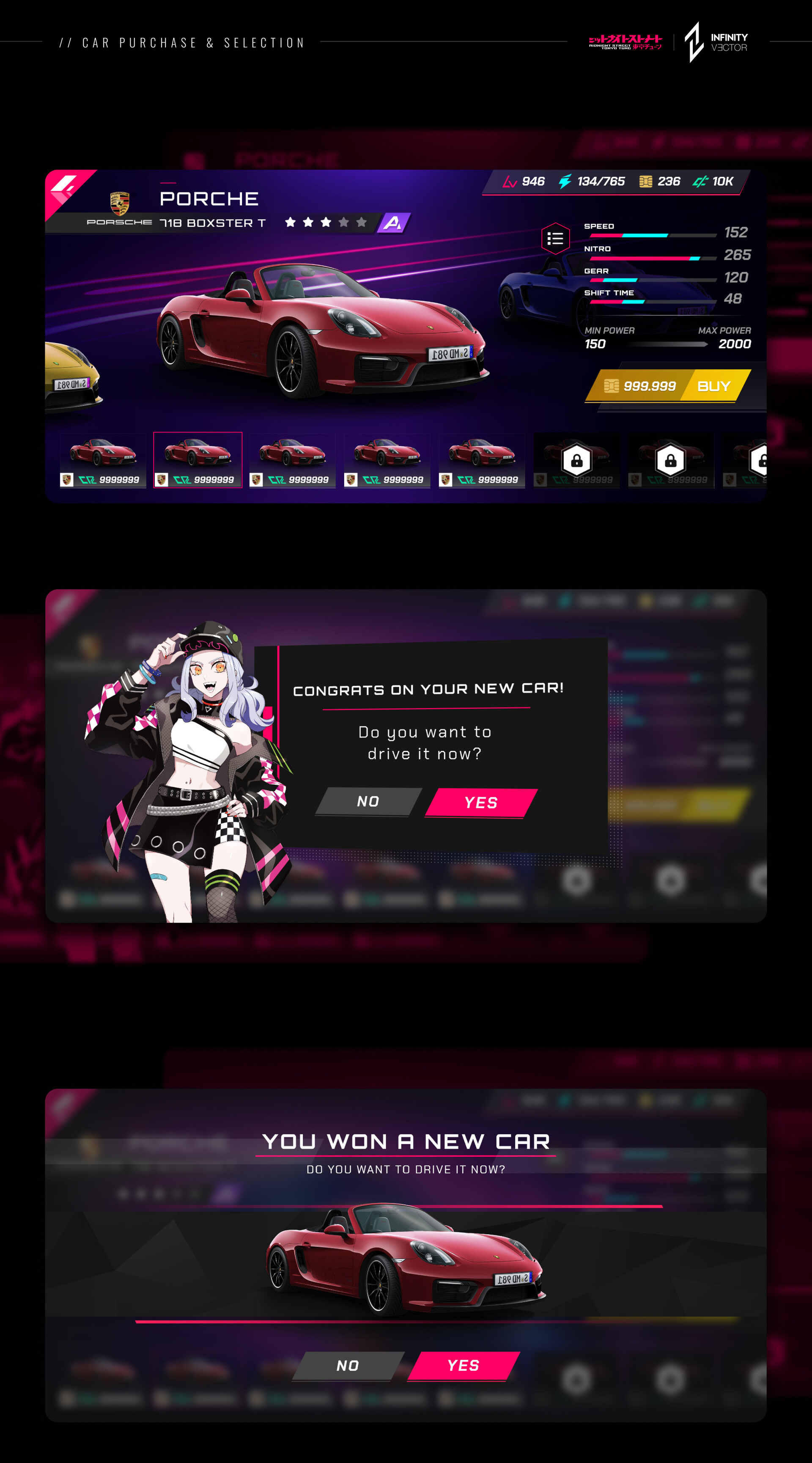 Rupert Bastos | UX/UI Designer - Visual Designer - MIDNIGHT STREET - UI ...