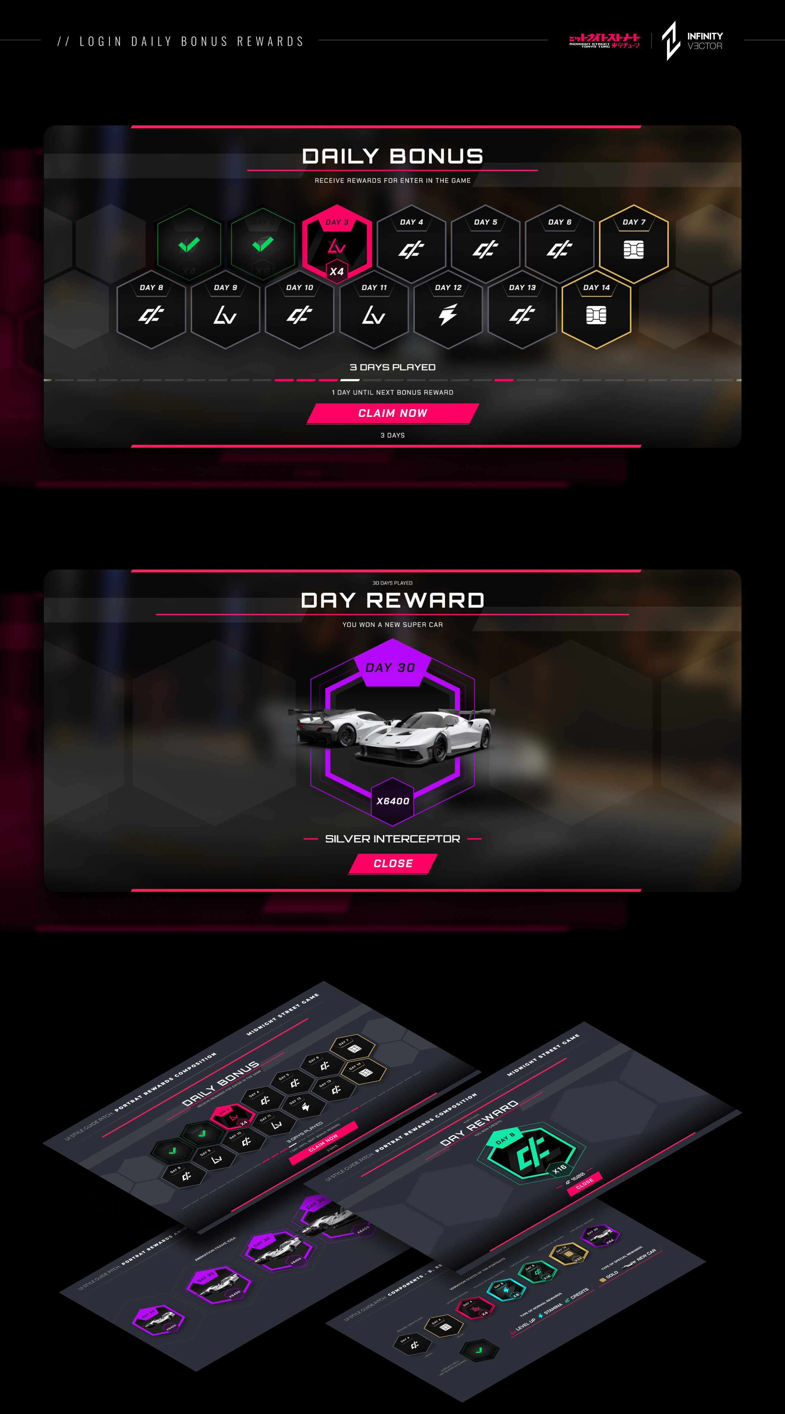 Rupert Bastos | UX/UI Designer - Visual Designer - MIDNIGHT STREET - UI ...