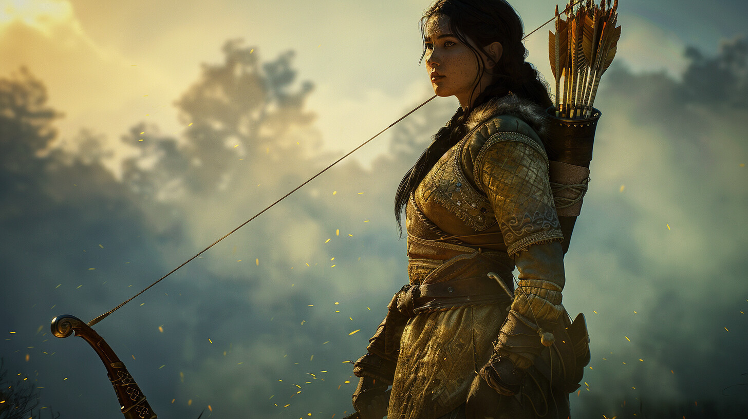 ArtStation - Female Archer
